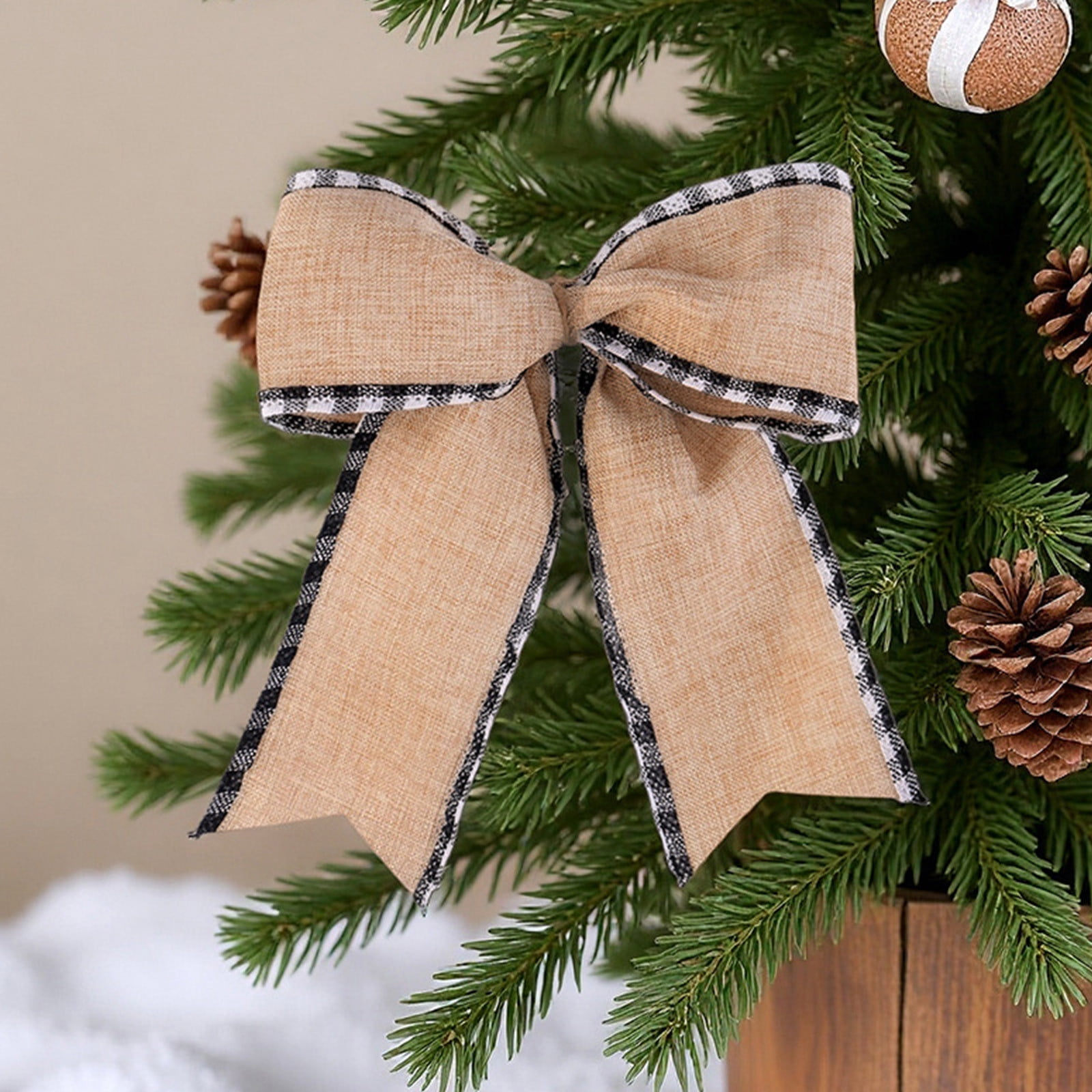 COM1950s Christmas Bow Decorations,Ribbon Bows for Christmas Tree ...