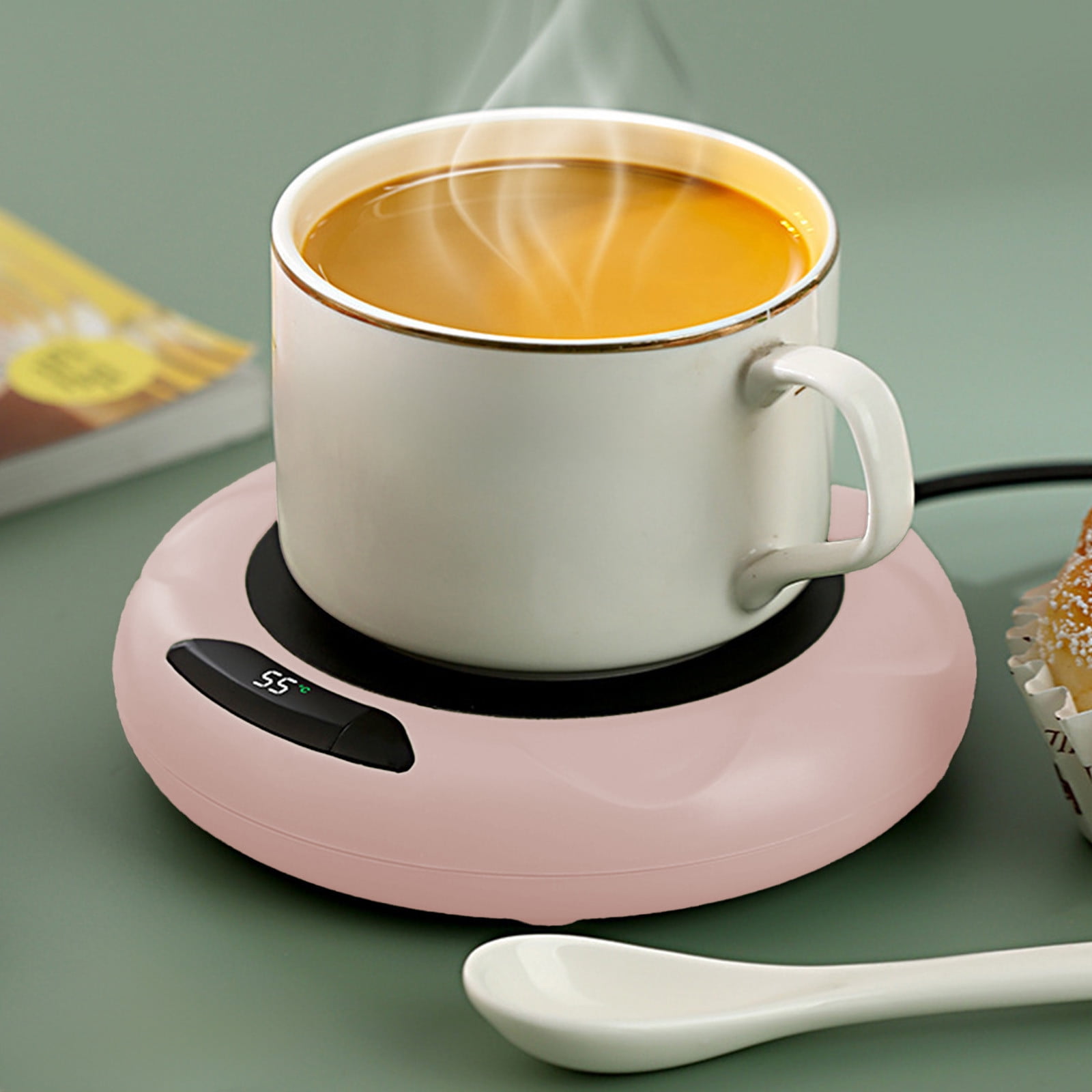 COM1950s Coffee Mug Warmer,Coffee Warmer for Desk Auto Shut Off,3 ...