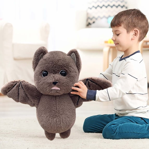 COM1950s Cute Soft Bat Plush Keychain,Adorable Bat Doll Ornament,Mini ...