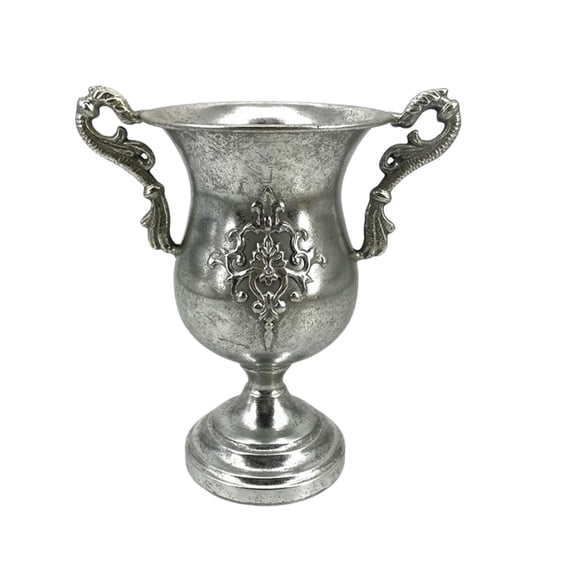 COM1950s Decorative Iron Vase, Vintage Jug Pitcher With Handles for ...
