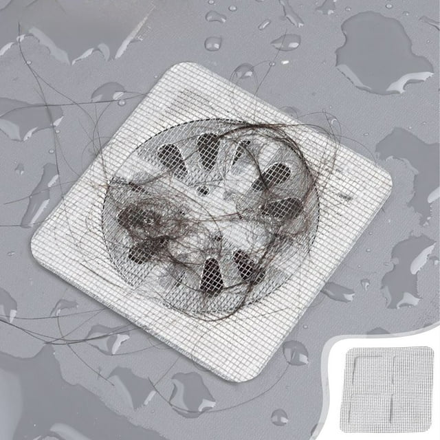 COM1950s Disposable Hair Drain Stickers,20 Pcs Floor Drain Sticker ...