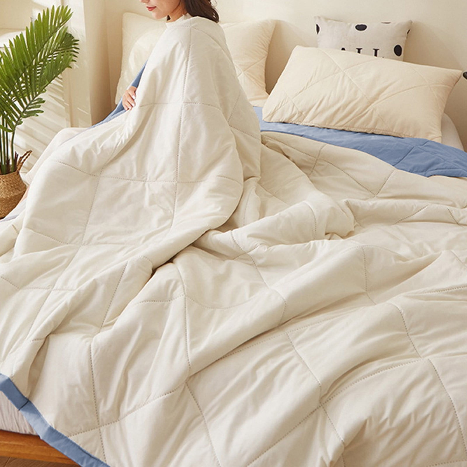 COM1950s Double Sided Cooling Quilt,Two Size Options with 4°C Fan Tech ...