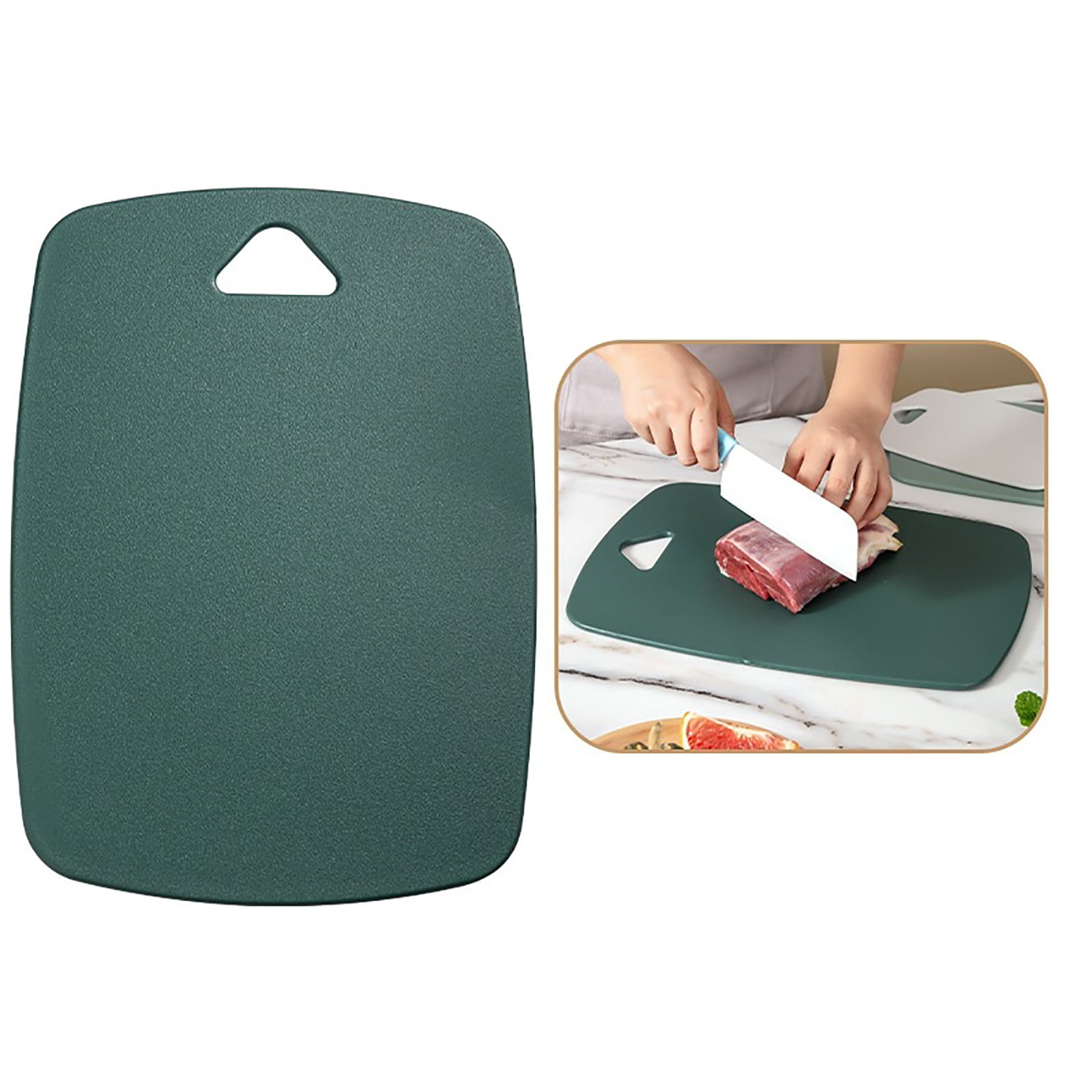 COM1950s Double Sided Plastic Cutting Board,Kitchen Chopping Board for ...