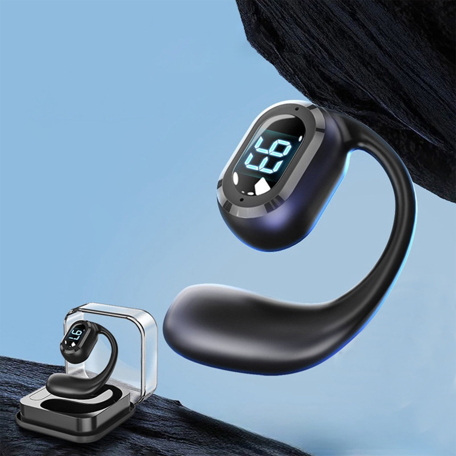 COM1950s Ear Hanging Type High Battery Digital Display Low Latency Ipx5 ...