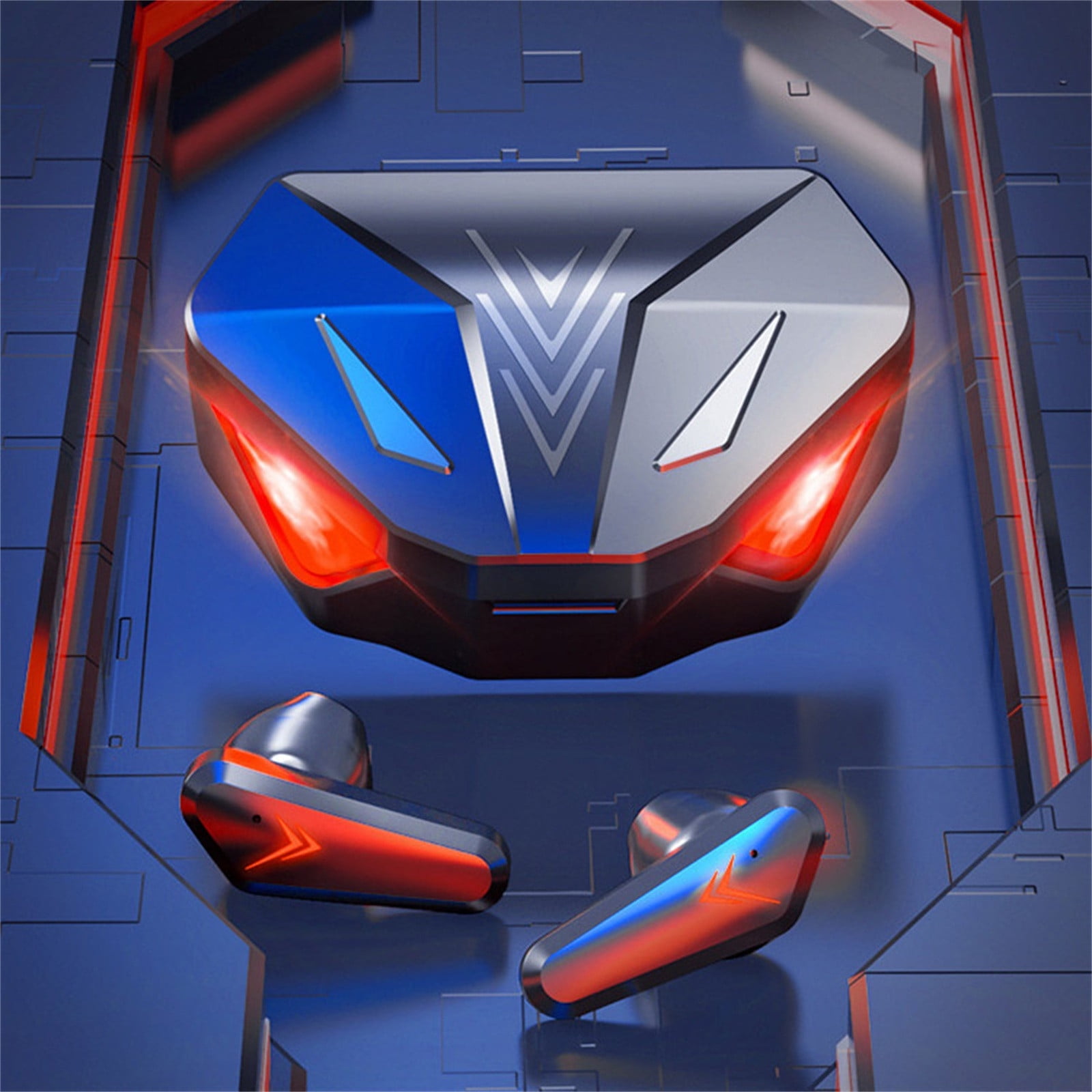 COM1950s Earbuds Wireless Bluetooth Earbuds Digital Display Earphones ...