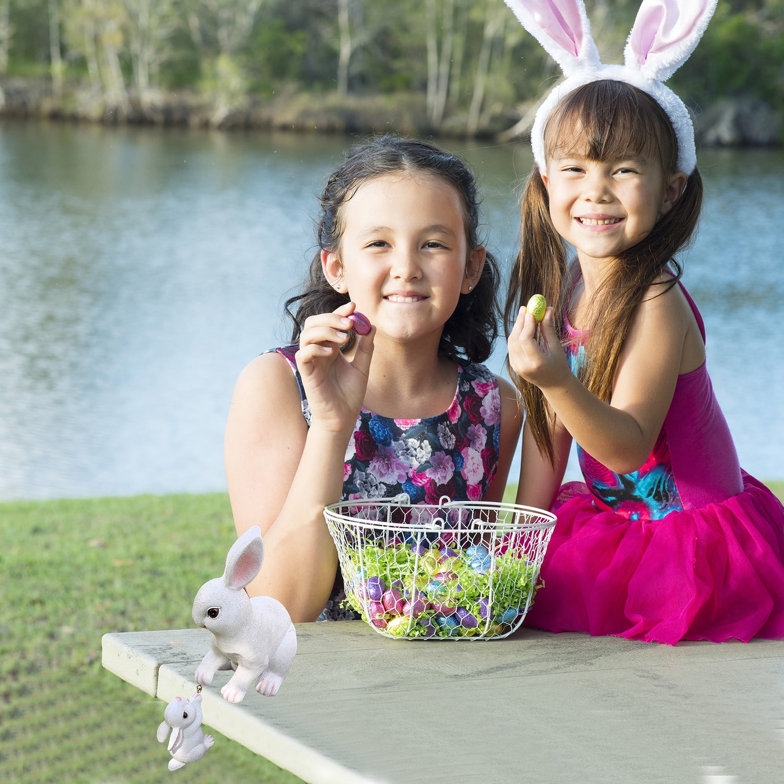 COM1950s Easter Decorations for the Home An Easter Bunny Home ...