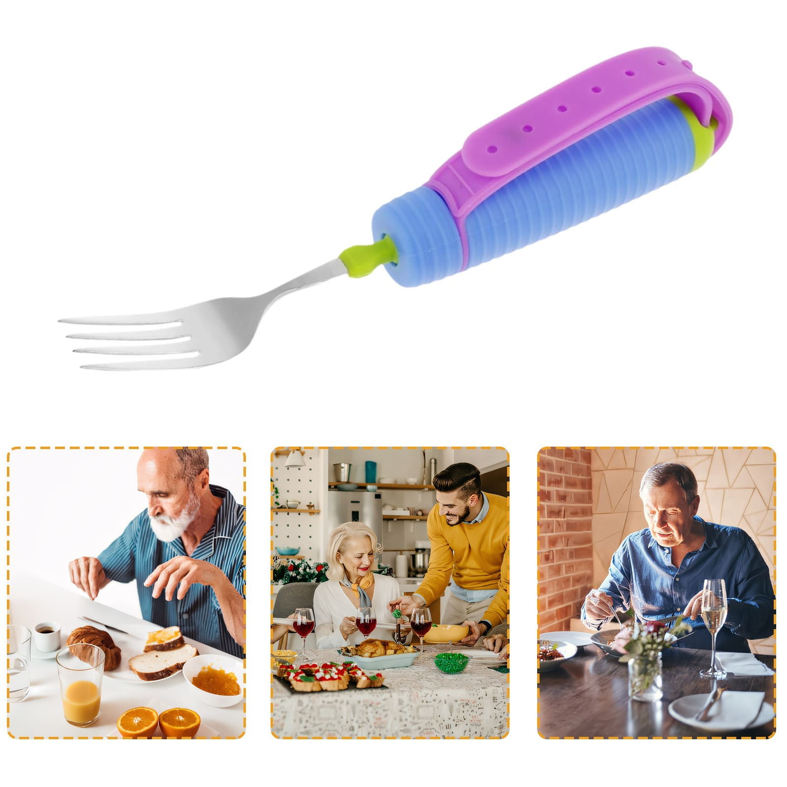 COM1950s Eating Utensils Setsadaptive Utensils Weighted Utensils for ...