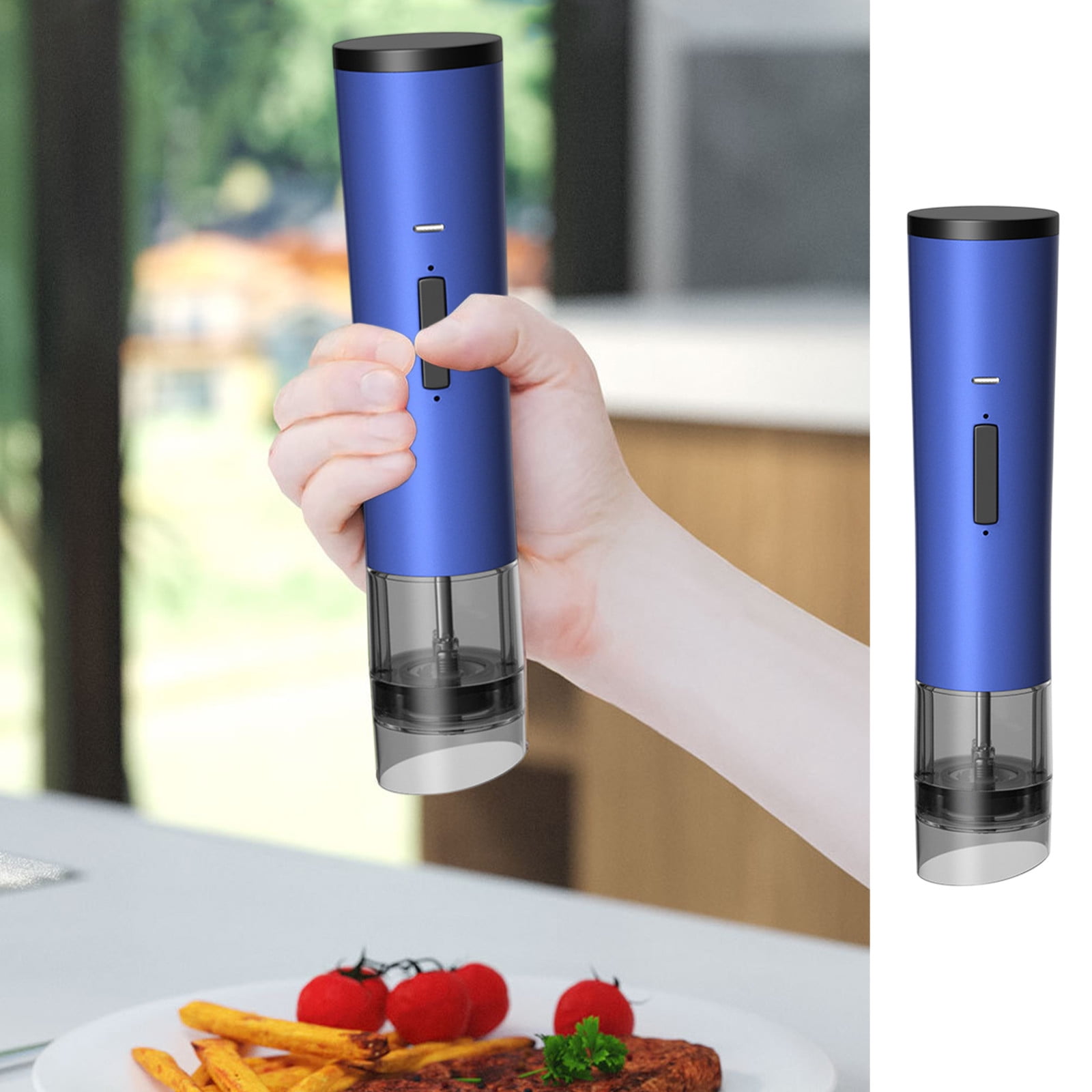COM1950s Electric Pepper Or Salt Grinder,Usb Rechargeable Automatic ...