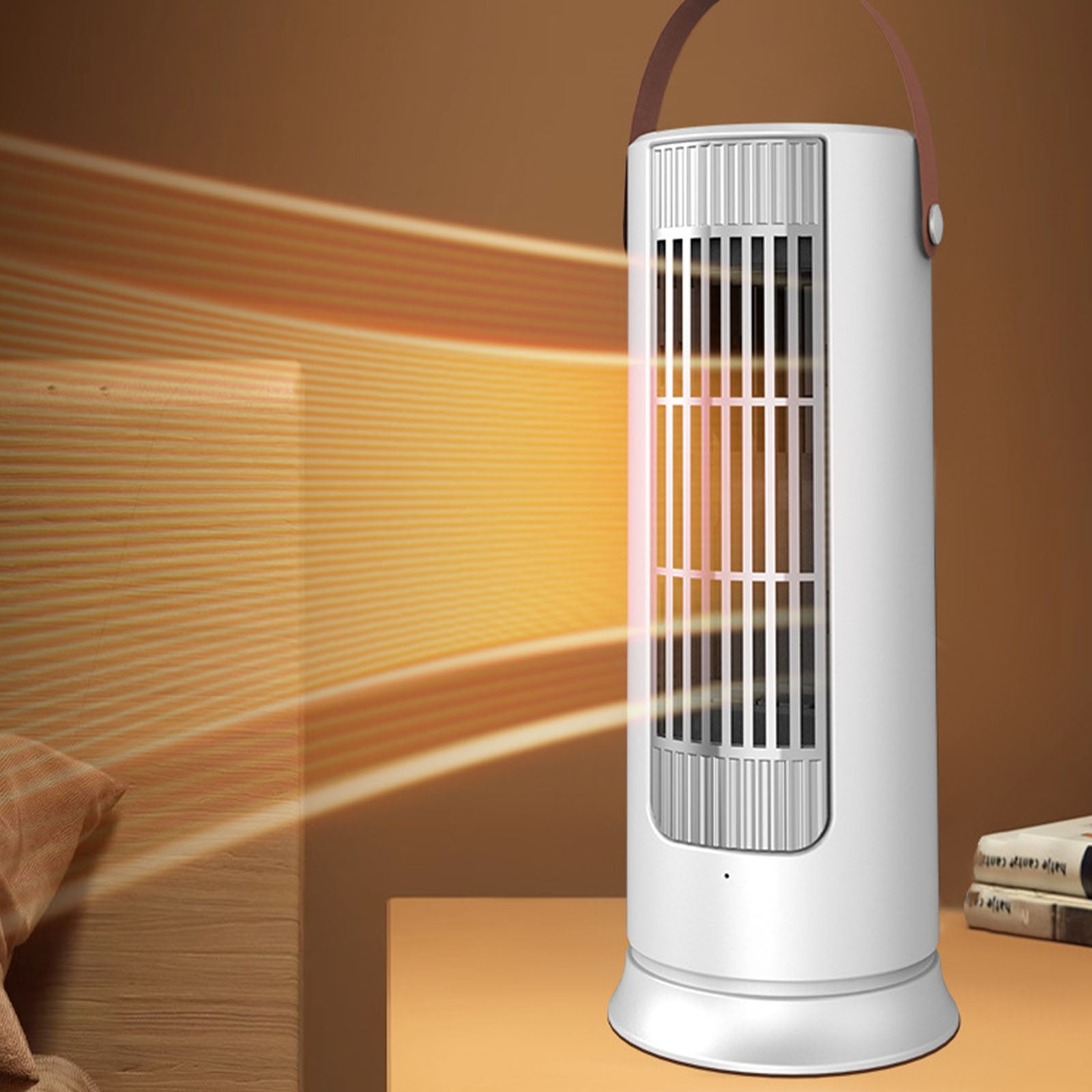 COM1950s Energy Saving Desktop Heater Adjustable 2 Speed Desktop Mini ...