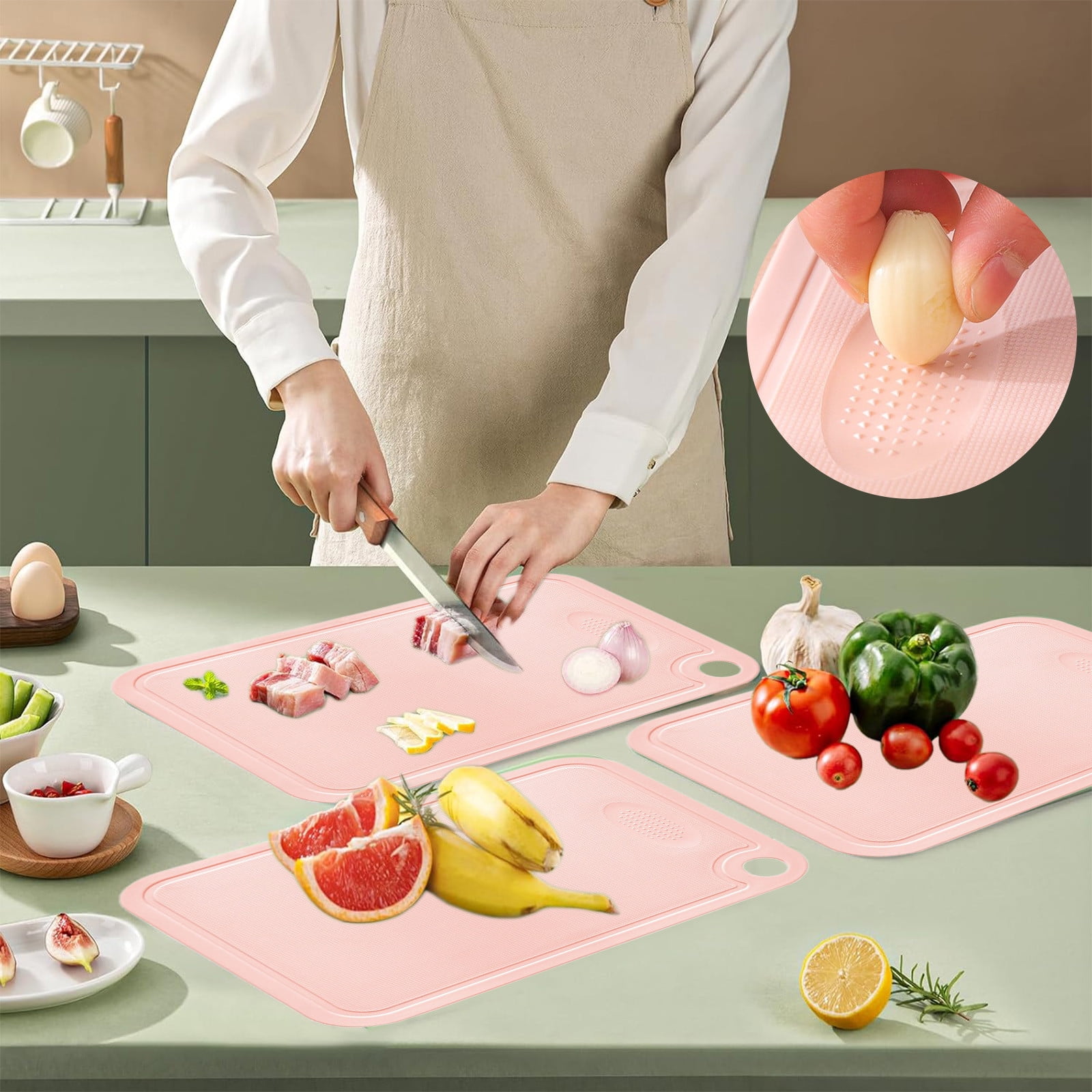 COM1950s Extra Large Cutting Boards,Plastic Cutting Boards for Kitchen ...