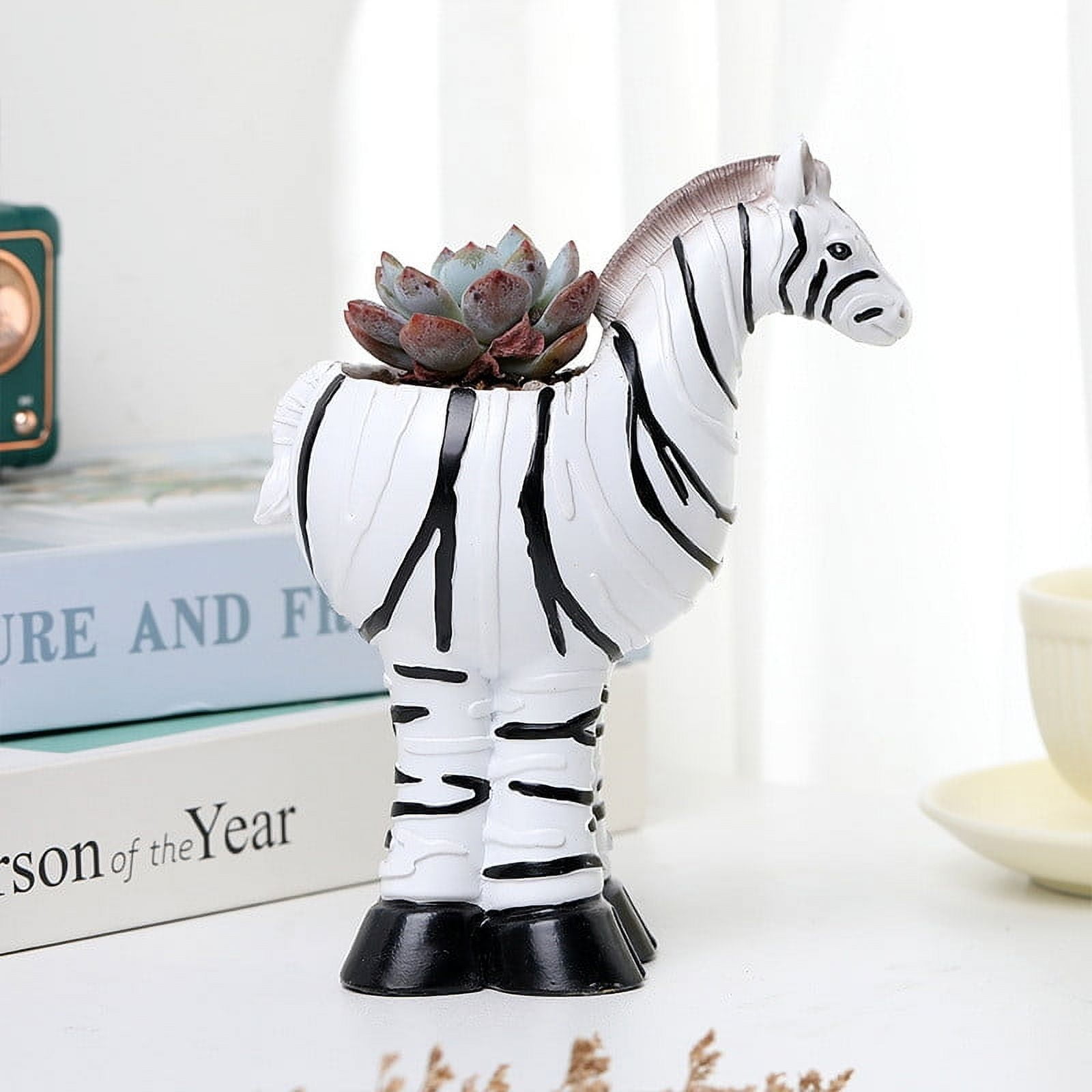 COM1950s Fawn Planter Giraffe Decor-Plant Pot Outdoor,Better Homes ...