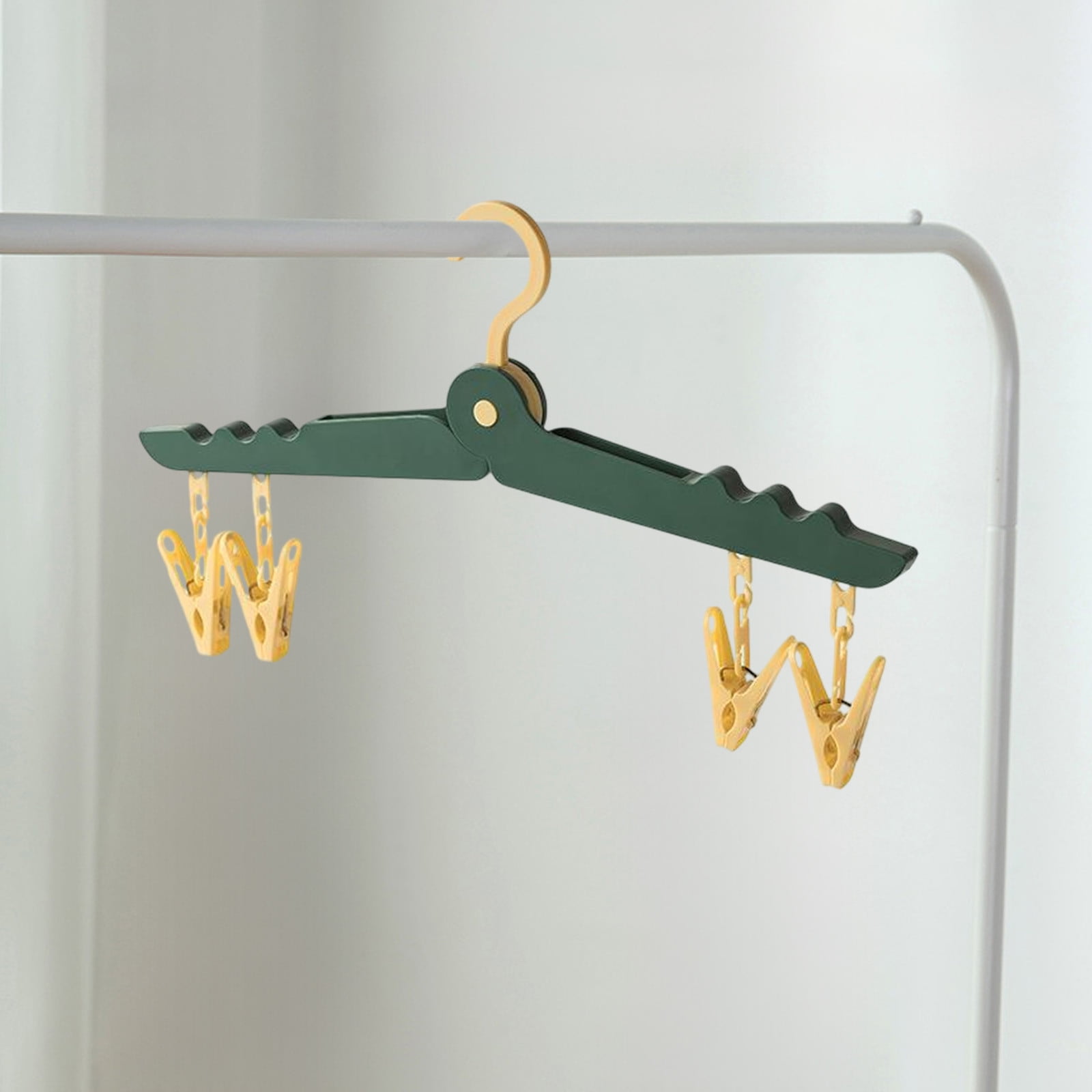 COM1950s Foldable Hanger,Portable Travel Home Camping Use,Space Saving ...