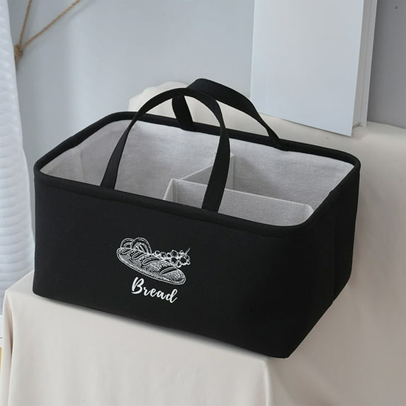 COM1950s Foldable Storage Basket with Handles,Collapsible Fabric ...
