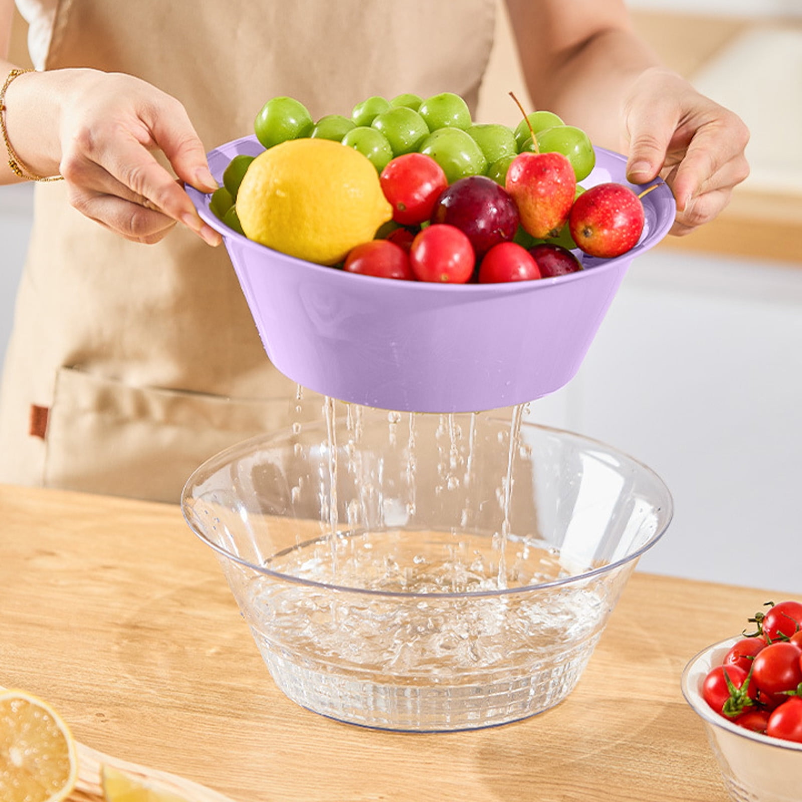 COM1950s Food Storage Containers,Kitchen Organizer Basket Food Safe ...