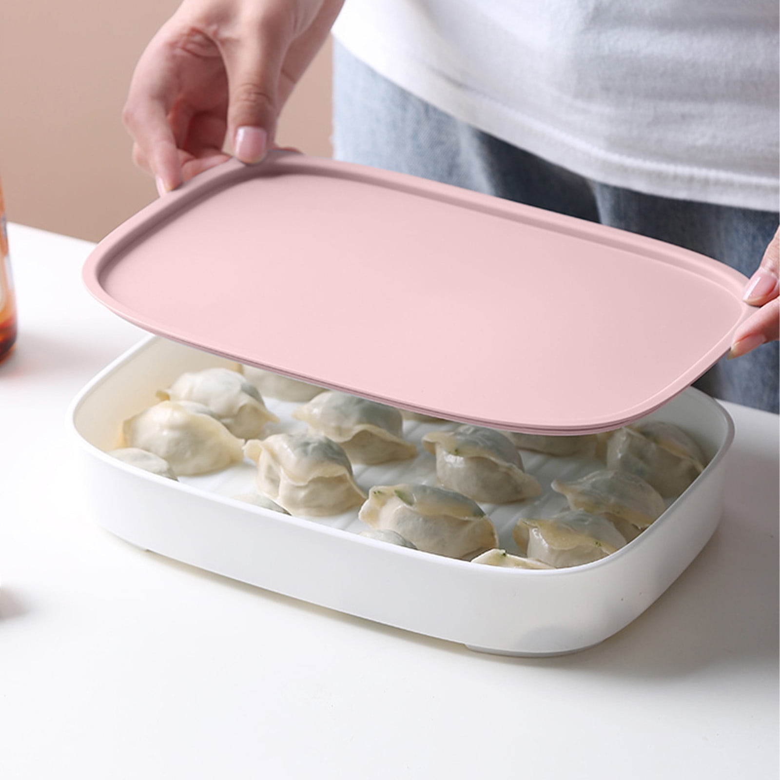 COM1950s Food Storage Containers with Lids Dumpling Storage Lunchbox ...