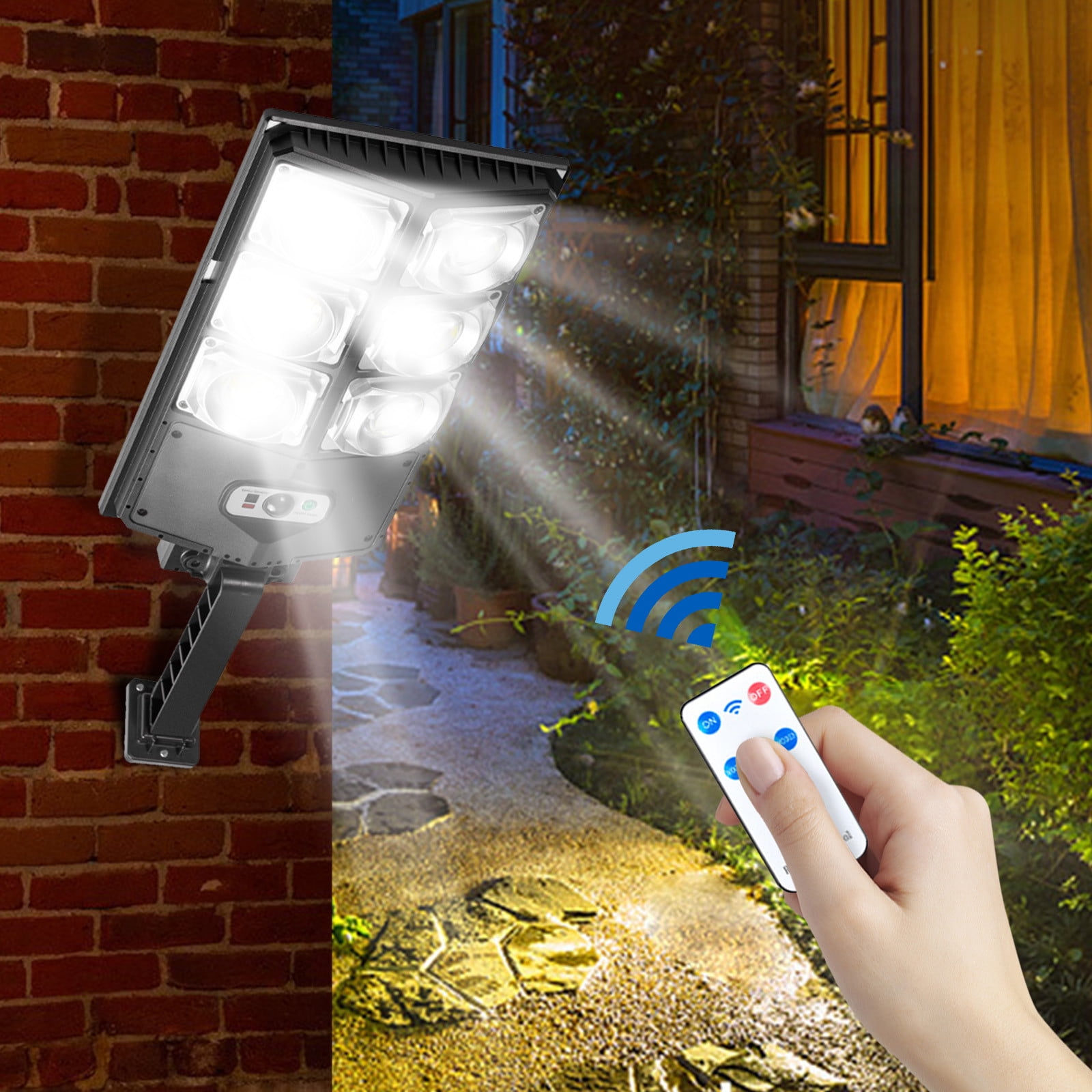 COM1950s Garden Solar Lights Outdoor Solar Outdoor Lights, Motion ...