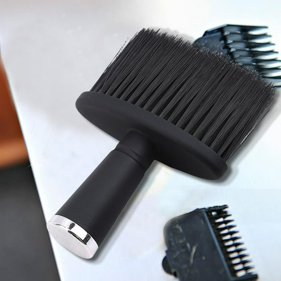 COM1950s Hair Salon Neck Duster,Barber Brush for Cleaning Hair Clippings,Professional Ergonomic ...