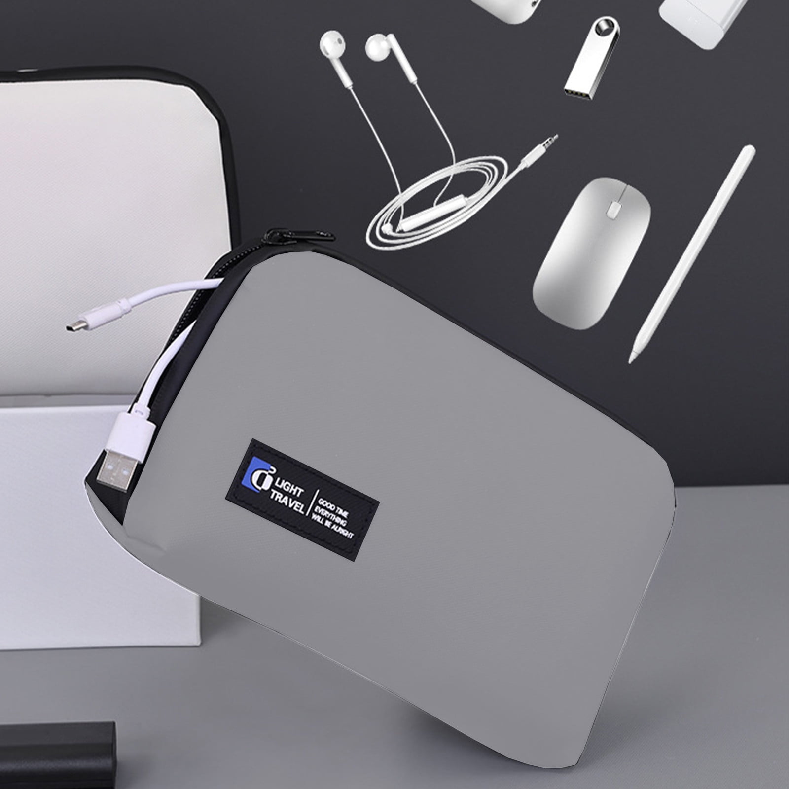 COM1950s Hard Drive Power Cable Membrane Digital Storage Bag Data Cable ...