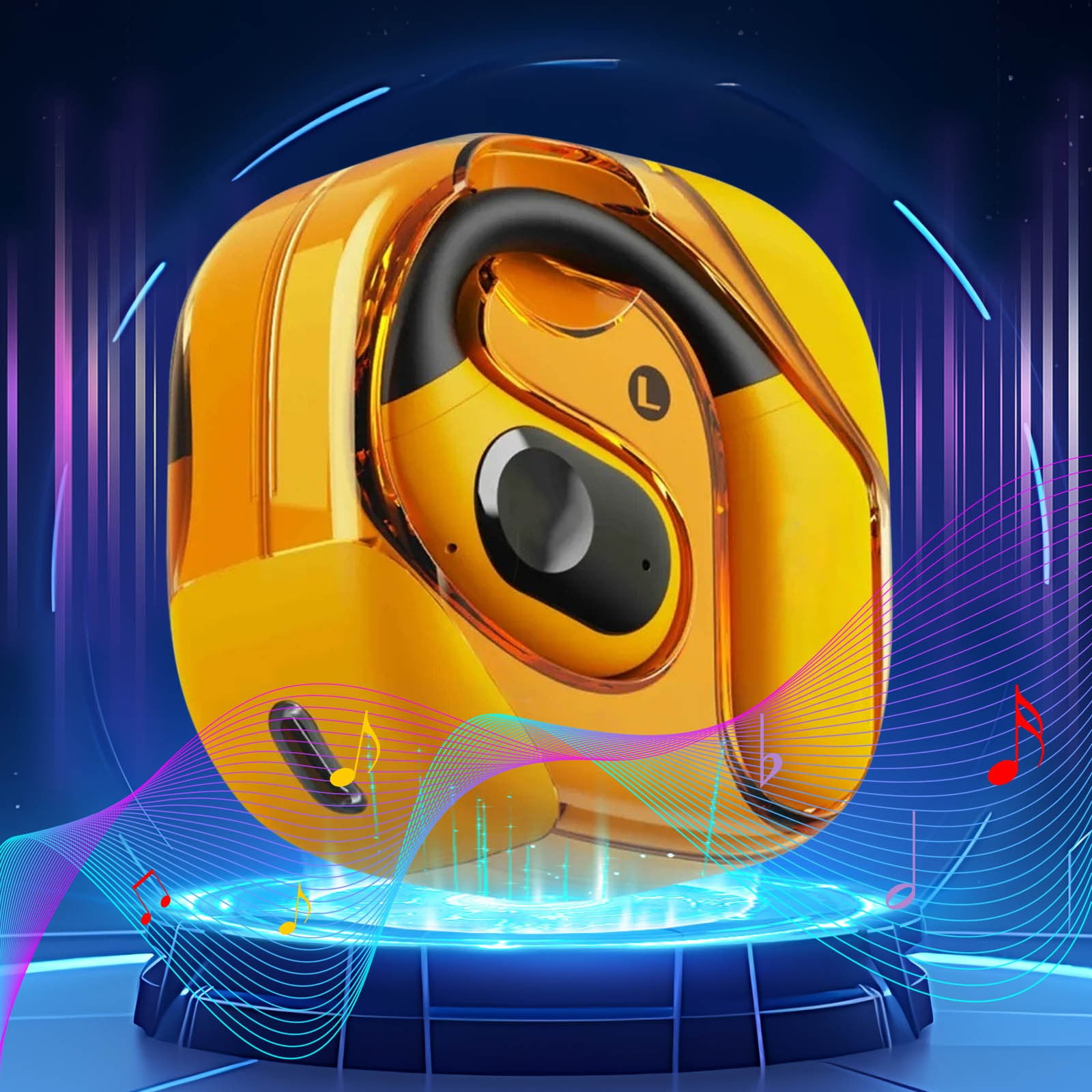 COM1950s Headphones Wireless Bluetooth Beats Open Ear Headphones ...