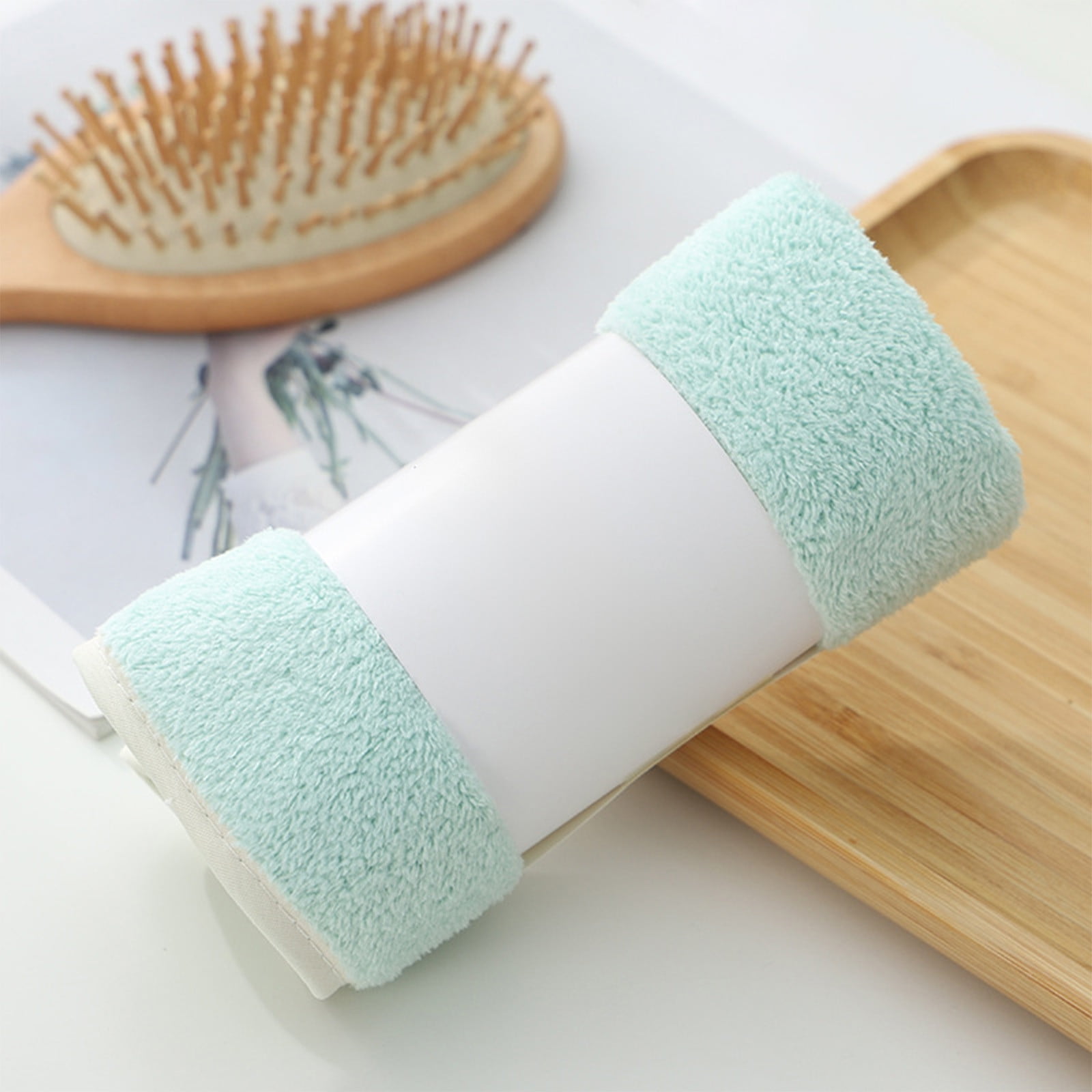 COM1950s High Density Coral Fleece Towel,Ultra Soft and Highly ...