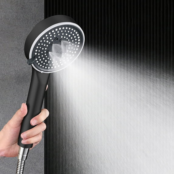 COM1950s High Pressure Shower Head,5 Spray Mode Handheld Shower for ...