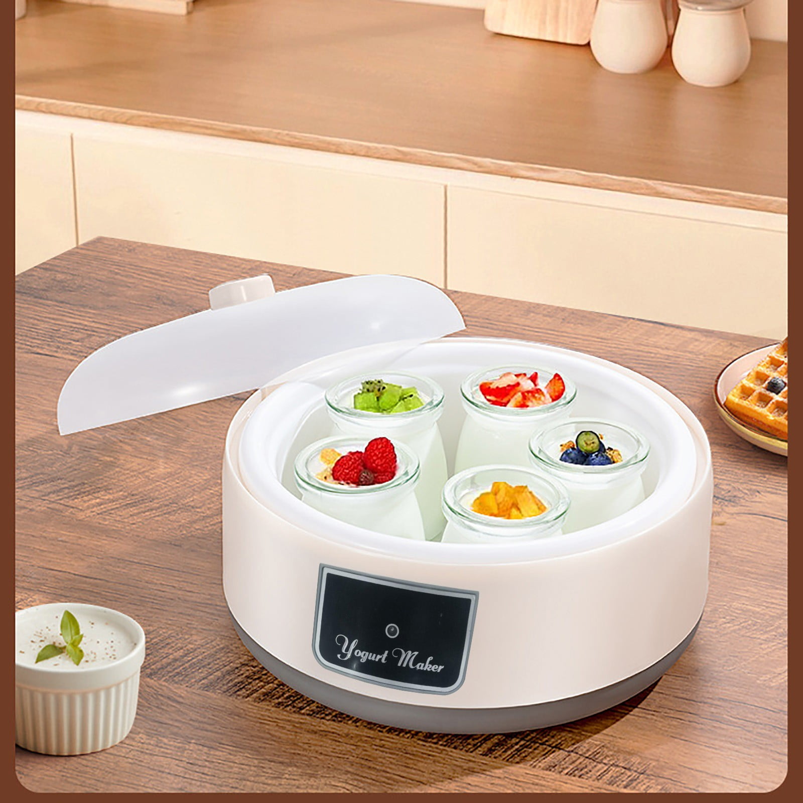 COM1950s Home Automatic Yogurt Machine Mini Cup Multi-Functional ...