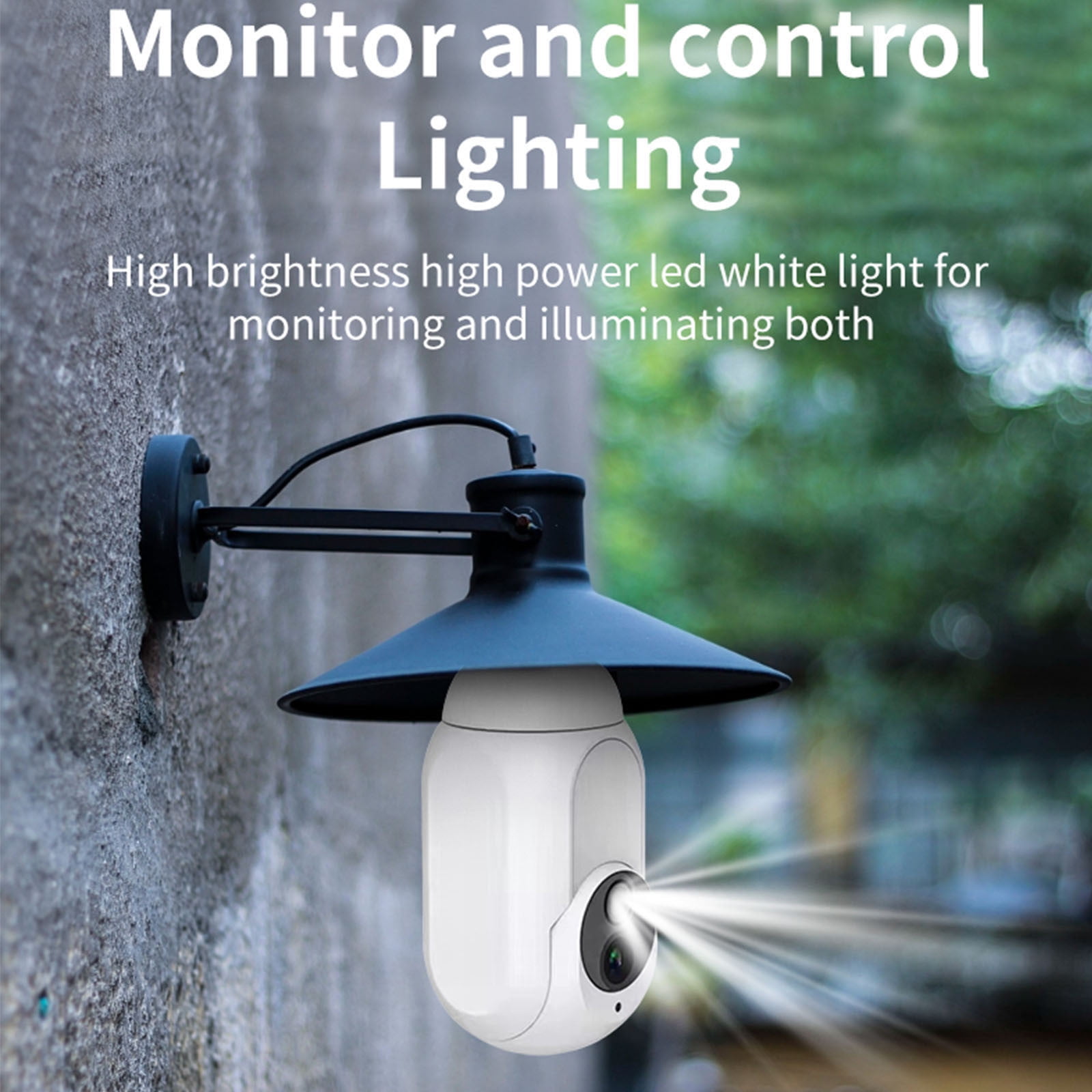 COM1950s Home Security Cameras Outdoor Bulb Camera 2.4G/5Ghz Wifi ...