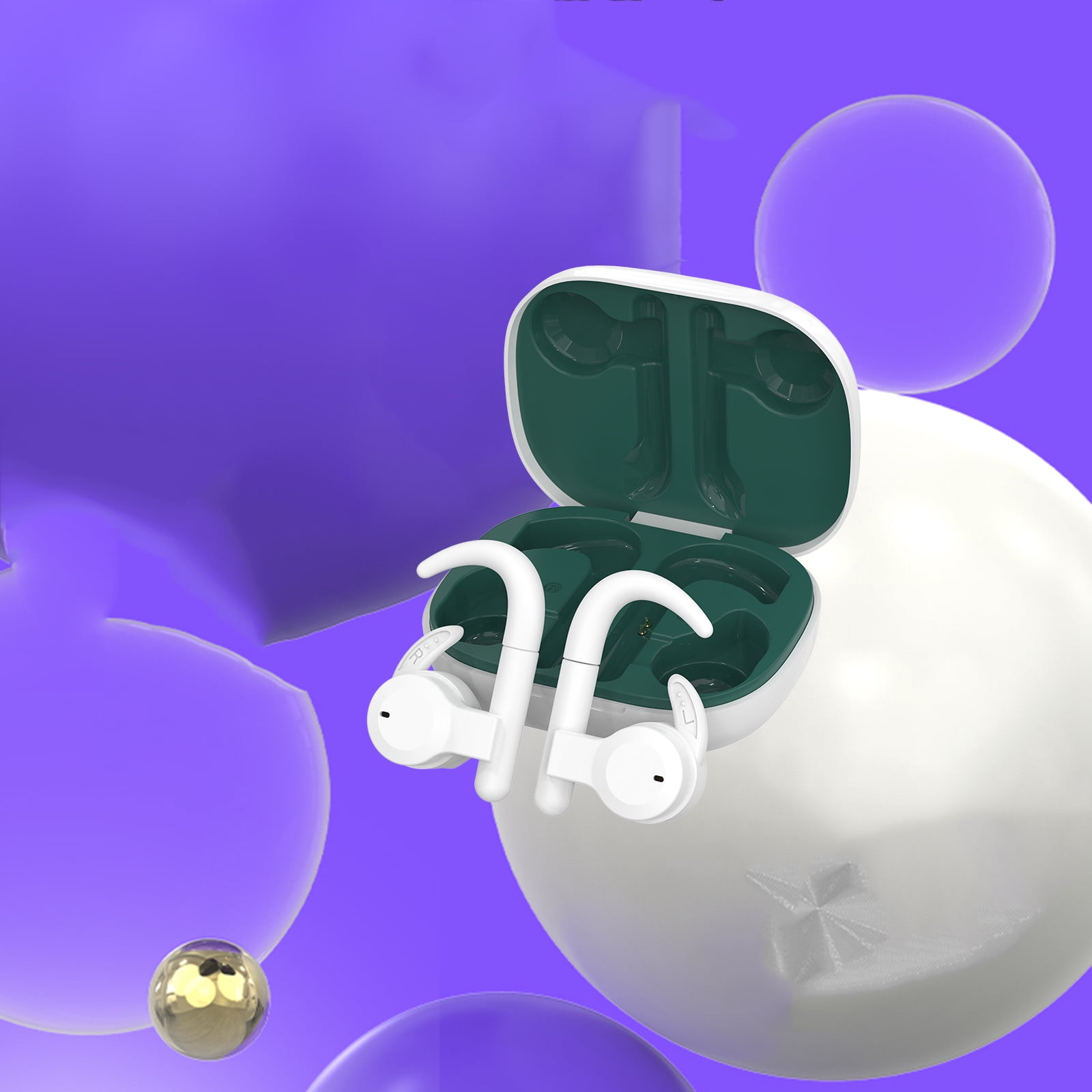 COM1950s Horn-On-Ear 5.3 Sports Bluetooth Headset,, Noise-Reducing ...