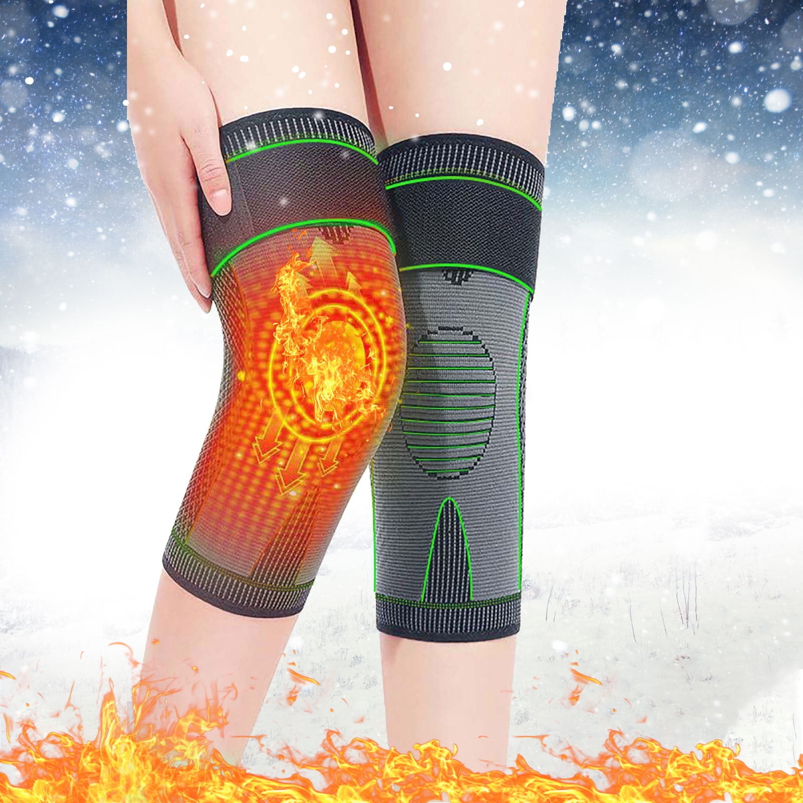 COM1950s Knee Heating Pad for Knee Pain,Acupressure Self-Heating ...