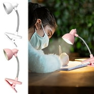 Desk Lamp, Dorm Room Essential Clip on Light Wall-Mounted, 3 Color ...