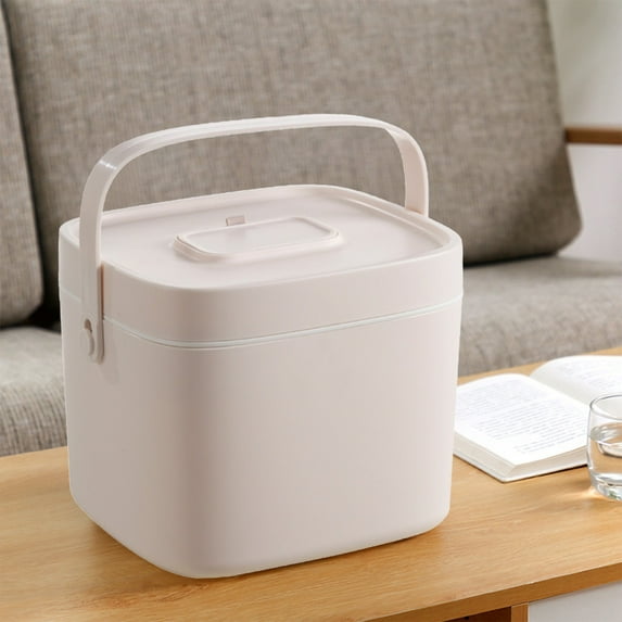 COM1950s Large Portable Storage Box with Compartments,Multifunctional ...