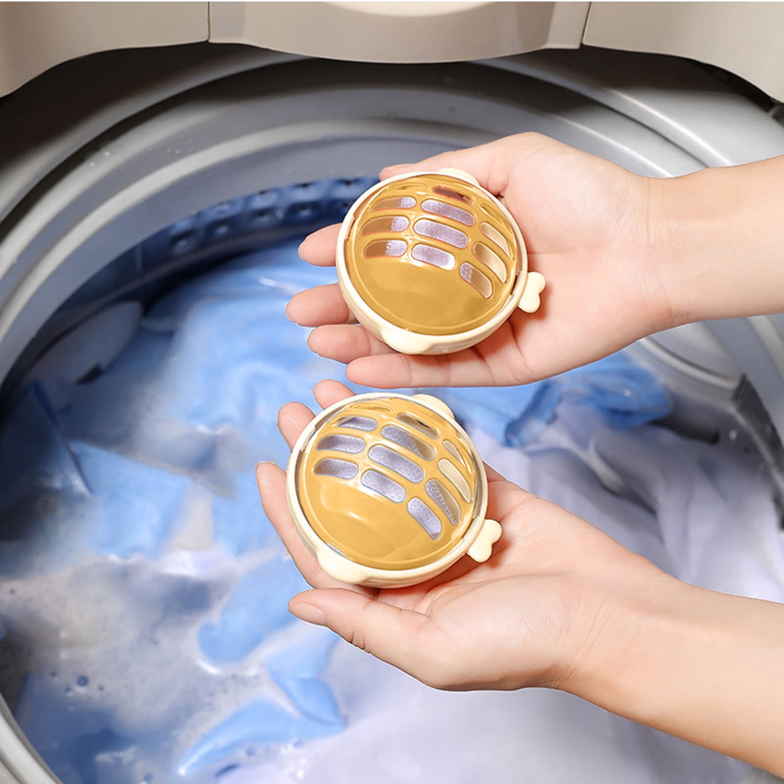 COM1950s Laundry Hair Remover,Washing Machine Hair Catcher,Reusable ...