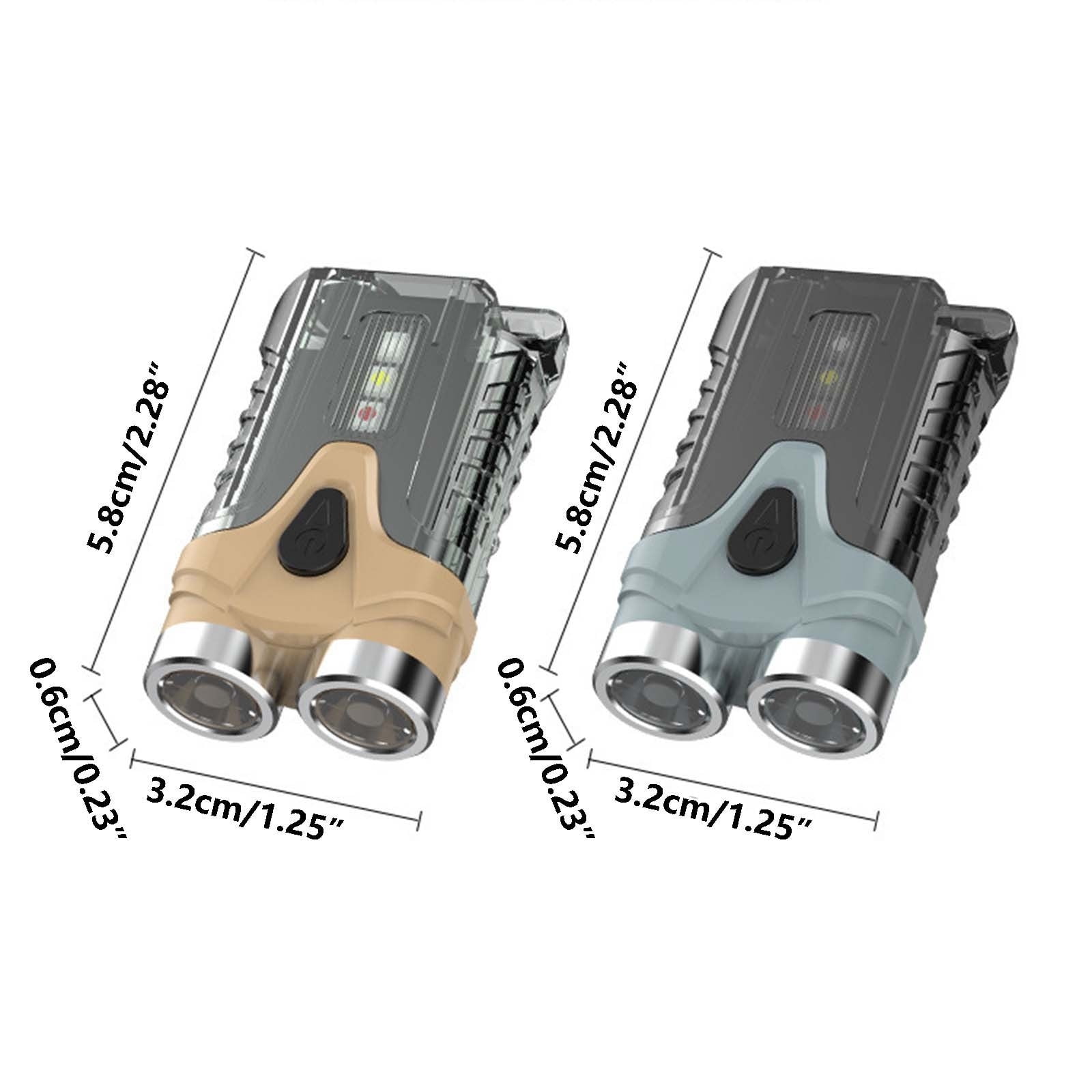 COM1950s Led Keychain Led Lights with Magnetic Base Mini Pocket ...