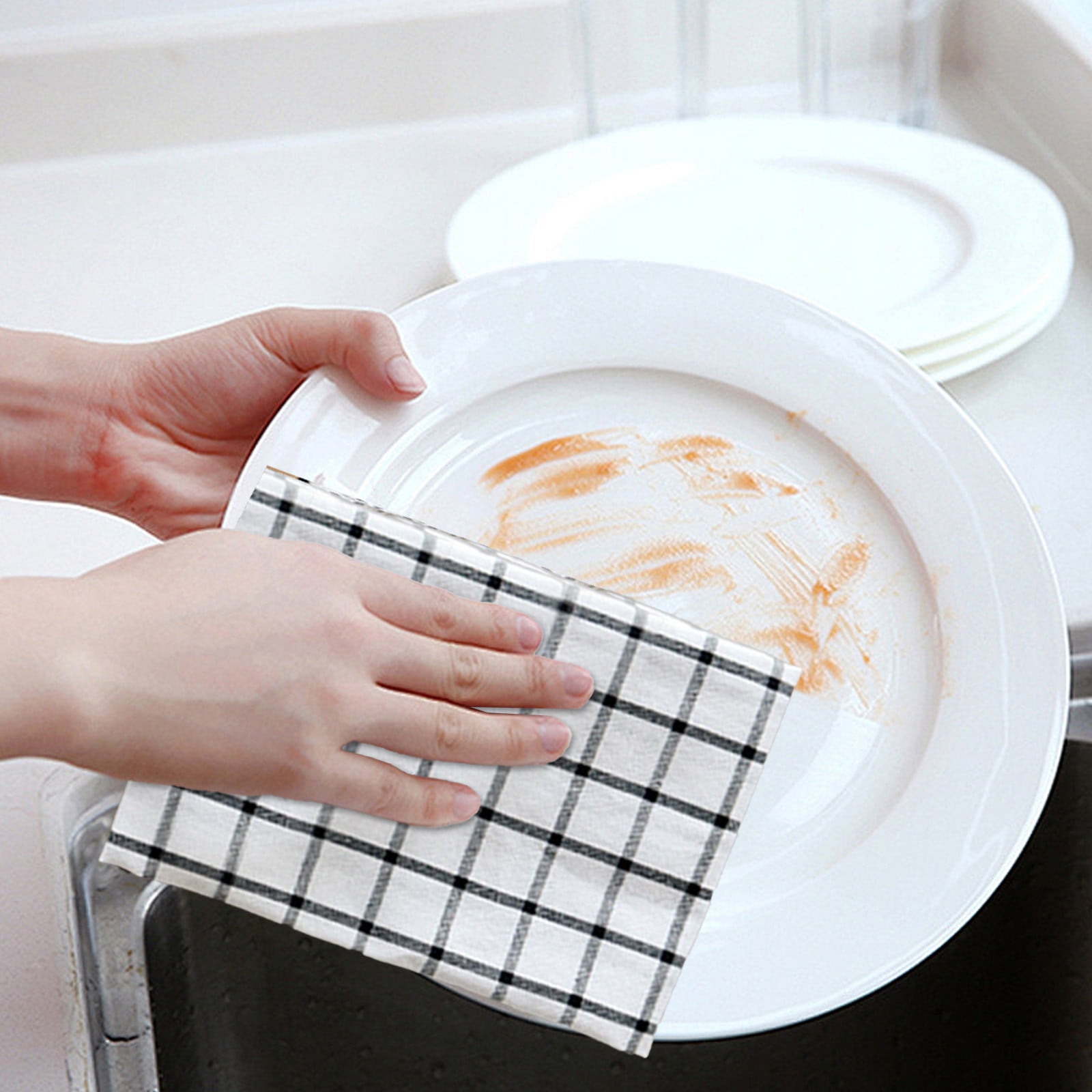 COM1950s Microfiber Cleaning Cloths,Reusable Cleaning Towels 19.7X27.6 ...