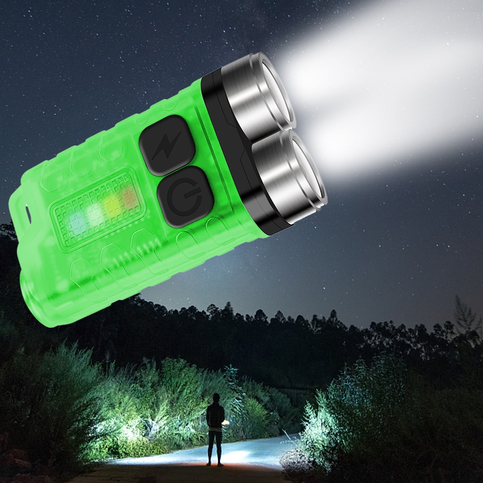 COM1950s Mini Flashlight Keychainkeychain Flashlight V3 Esc Keychain ...