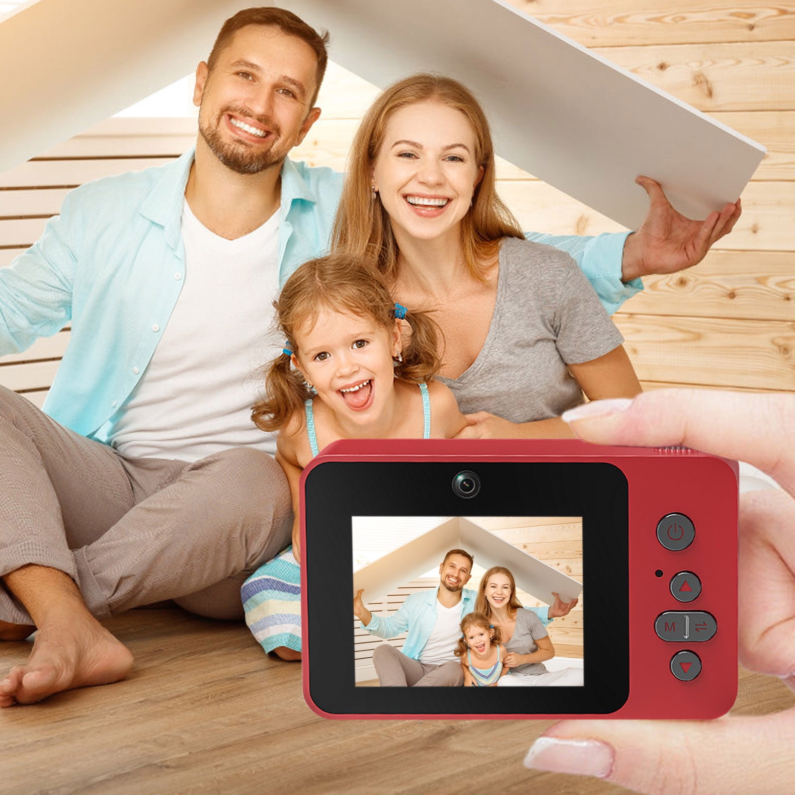 COM1950s Mini Pocket Camera, HD Digital Camera for Students and Travel ...