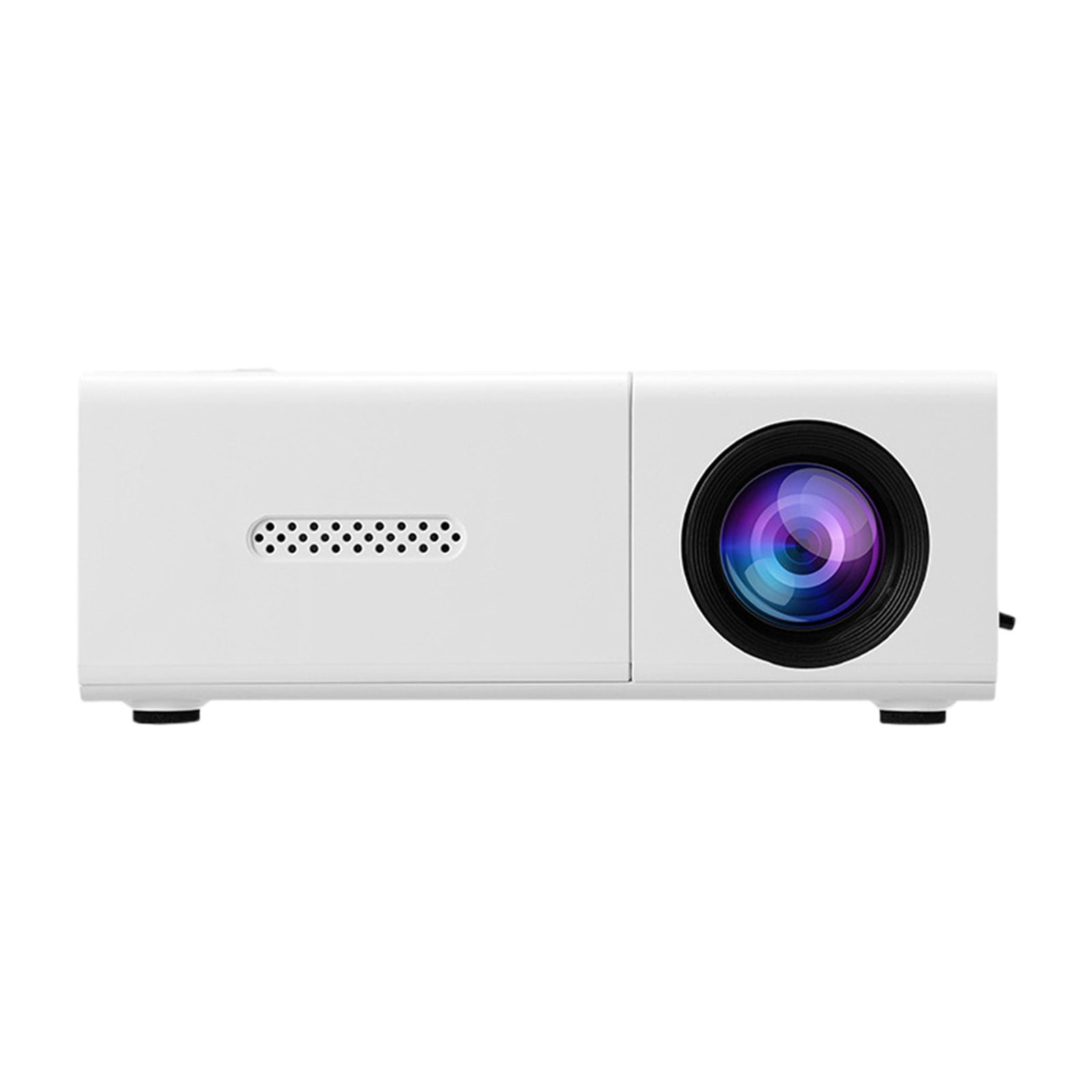 COM1950s Mini Projector,Upgraded Bluetooth Projector with Screen,1080P ...