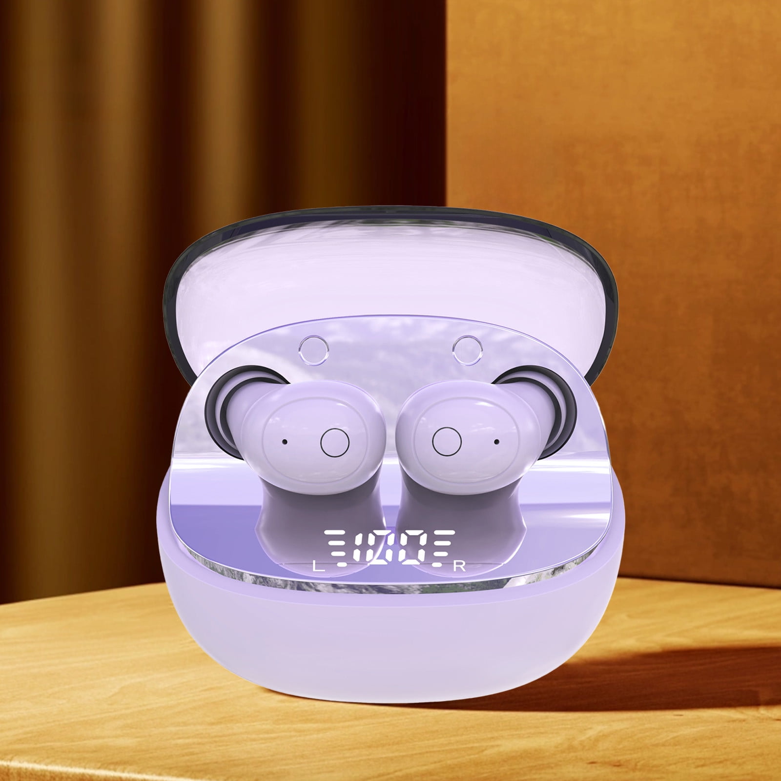 COM1950s Mini Wireless Earbuds,Noise Cancelling Bluetooth 5.4 Earbuds ...