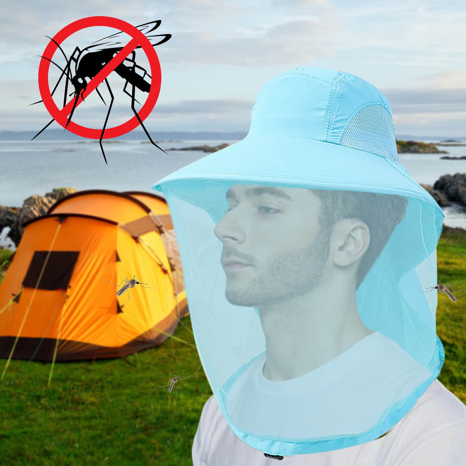 COM1950s Mosquito Net Hat and Bee Hat for Outdoor Protection,with ...