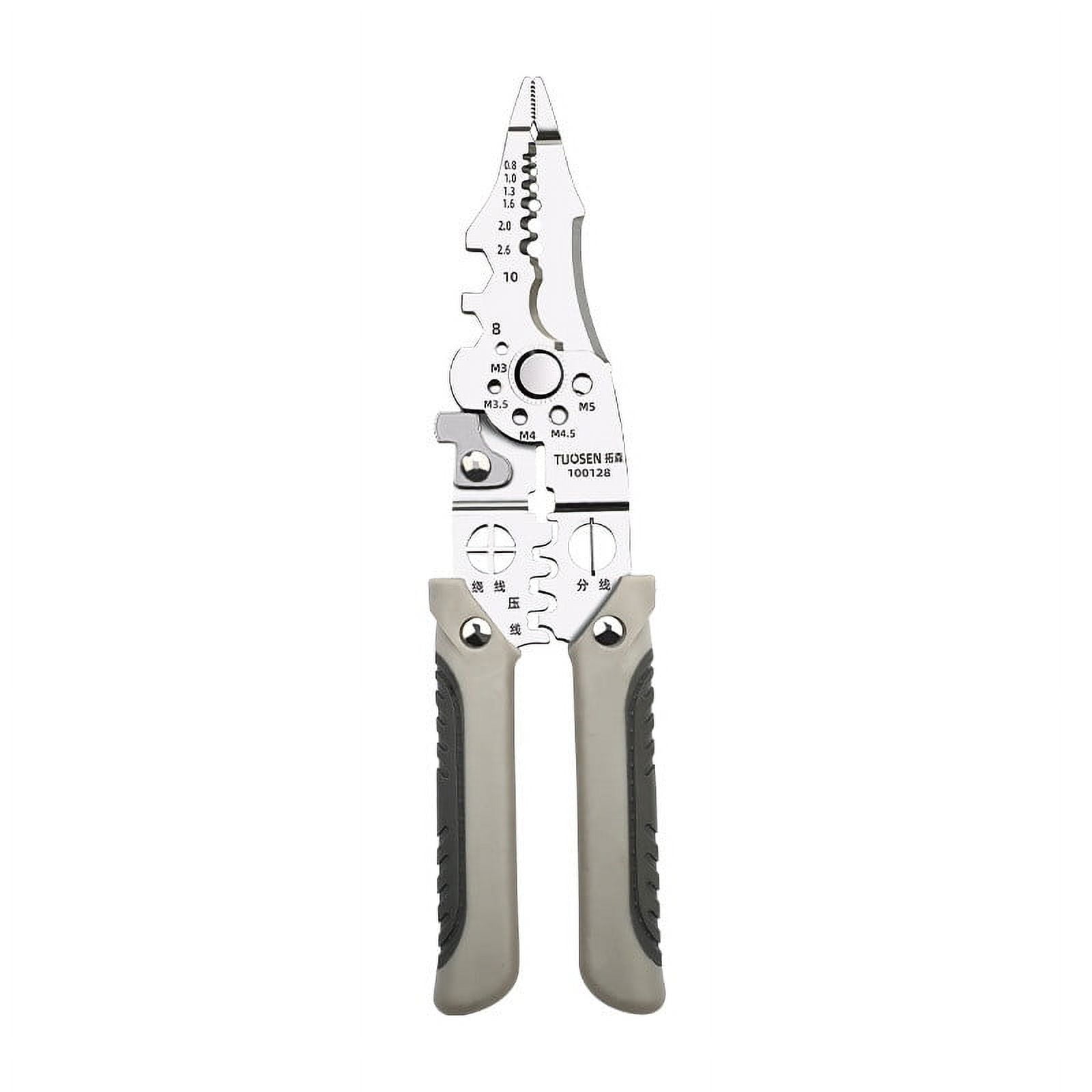 COM1950s Multi Functional Electrician Stripper,Splitter Pliers,Durable ...
