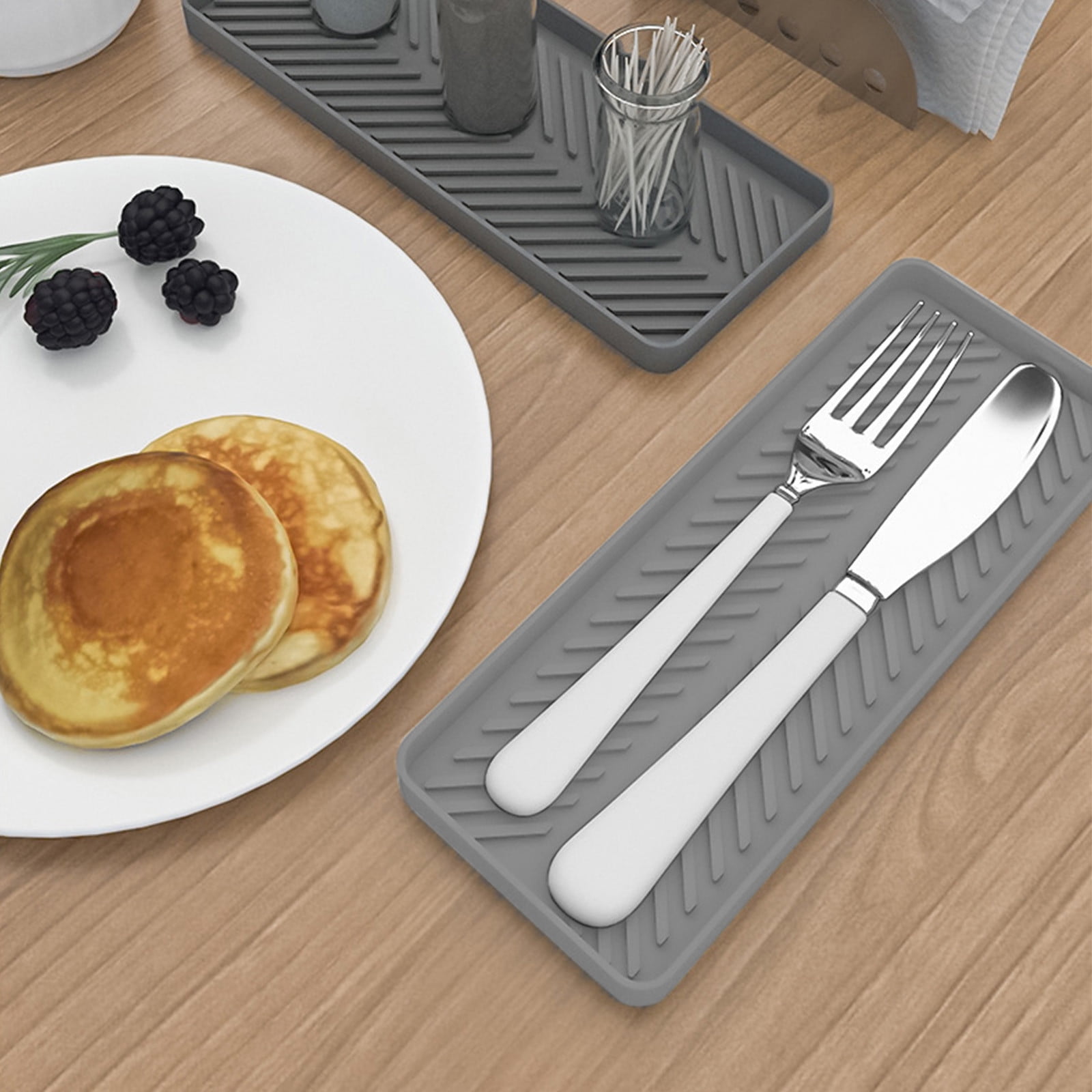 COM1950s Multi Functional Silicones Storage Mat Cup Mat Drains Mat ...