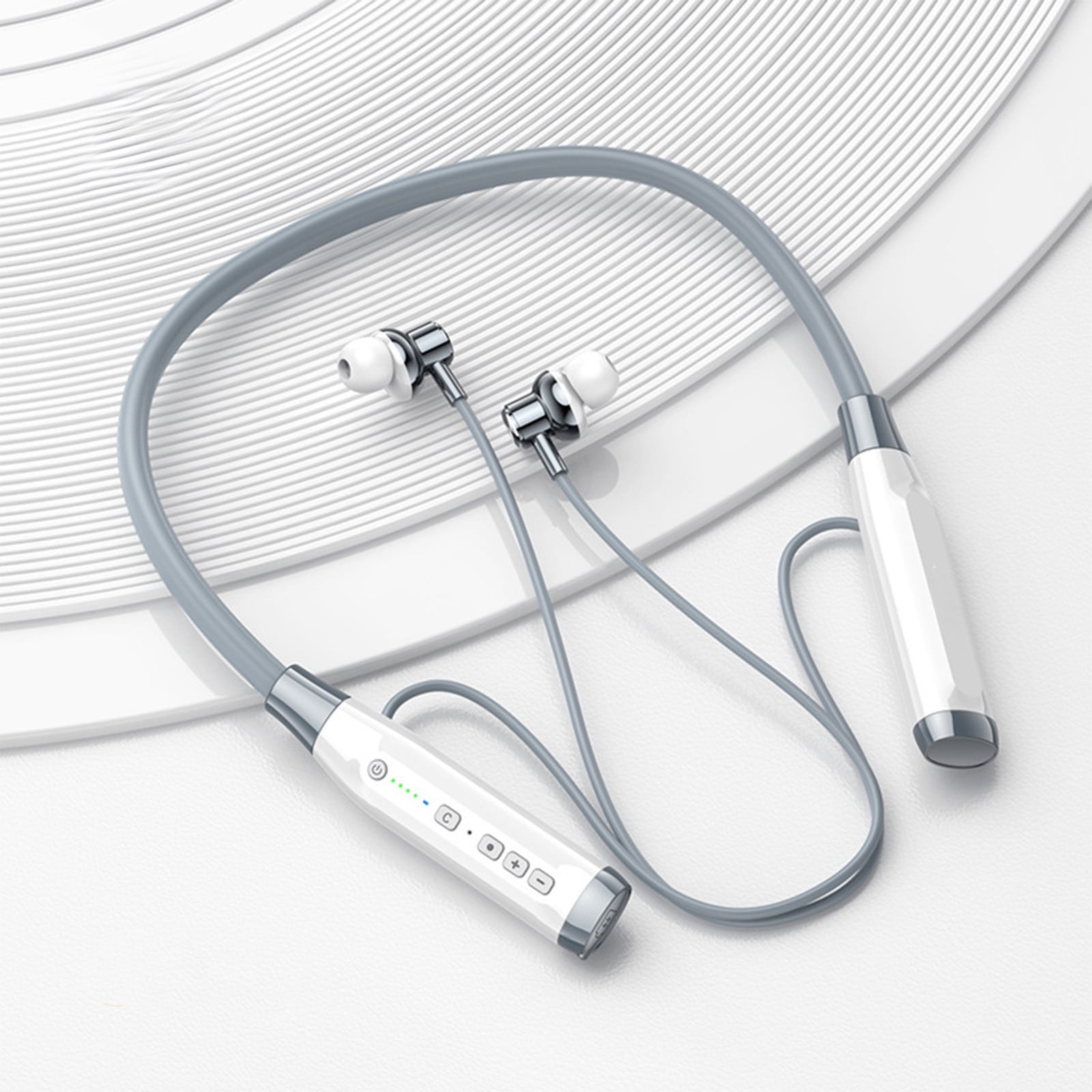 COM1950s Neckband Bluetooth Earbuds 5.4,Wireless Sports Earphones with ...