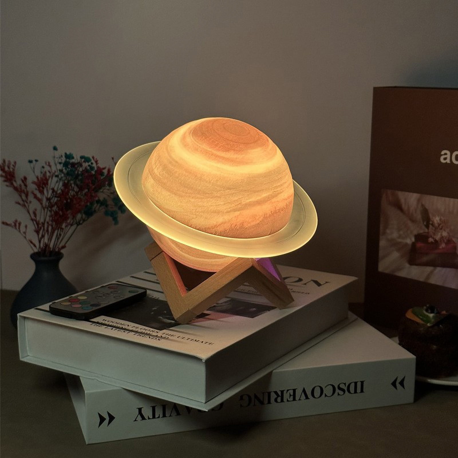 COM1950s Night Light Bluetooth Speaker Bedside Table Lamp Romantic ...