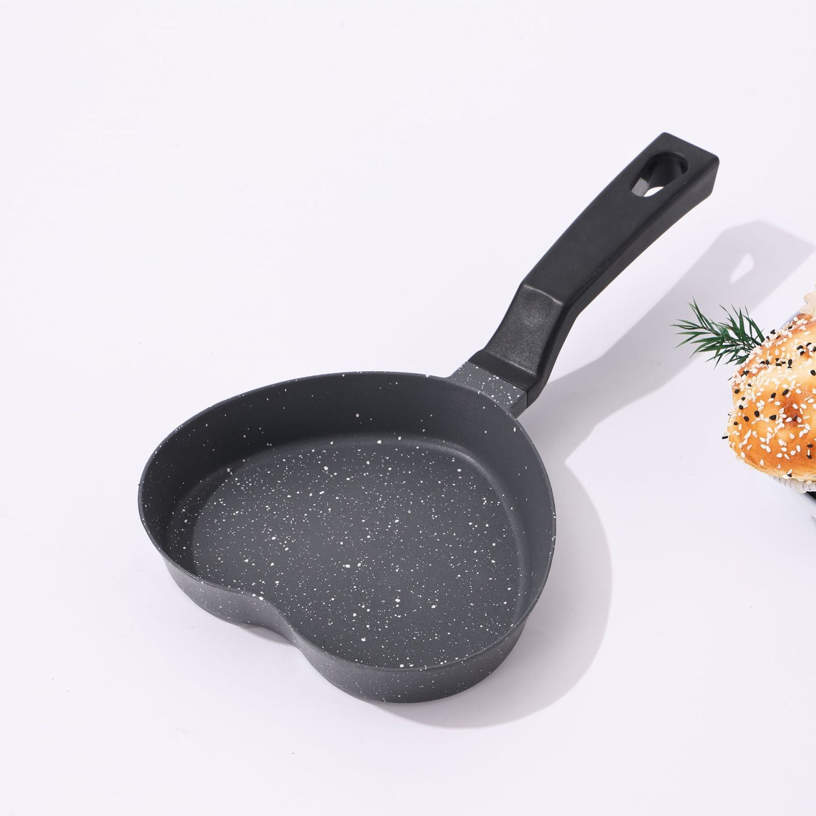 COM1950s Nonstick Small Omelette Pan,11.0 Inch Aluminum Frying Pan with ...