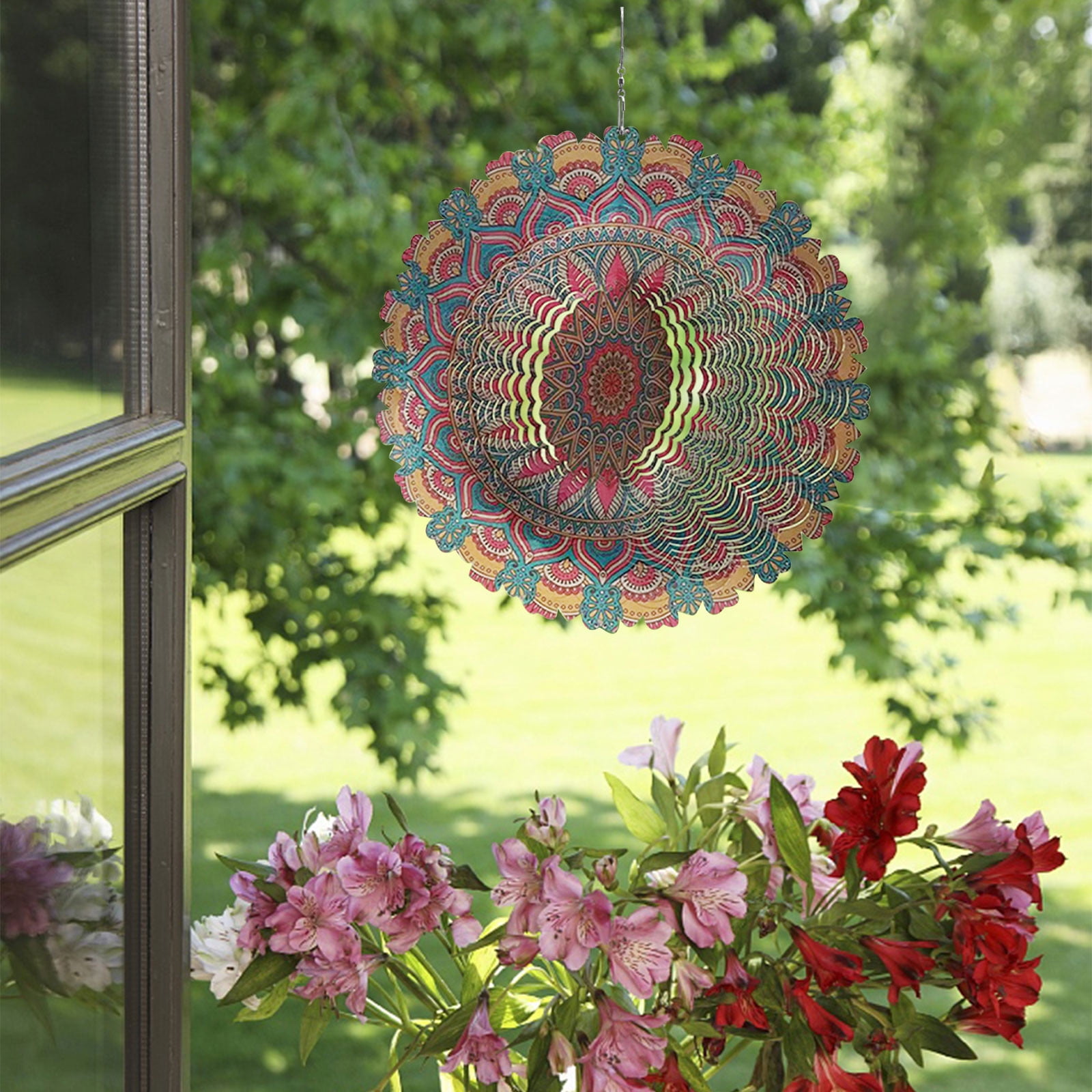 COM1950s Outdoor Garden Wind Chimes,Wind Chime Rotating Wind Chime ...