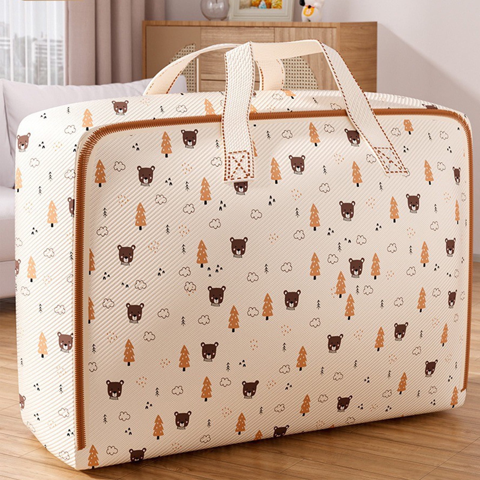 COM1950s Oversized Storage Bag with 360° Handles,98% Space Saving Sack ...