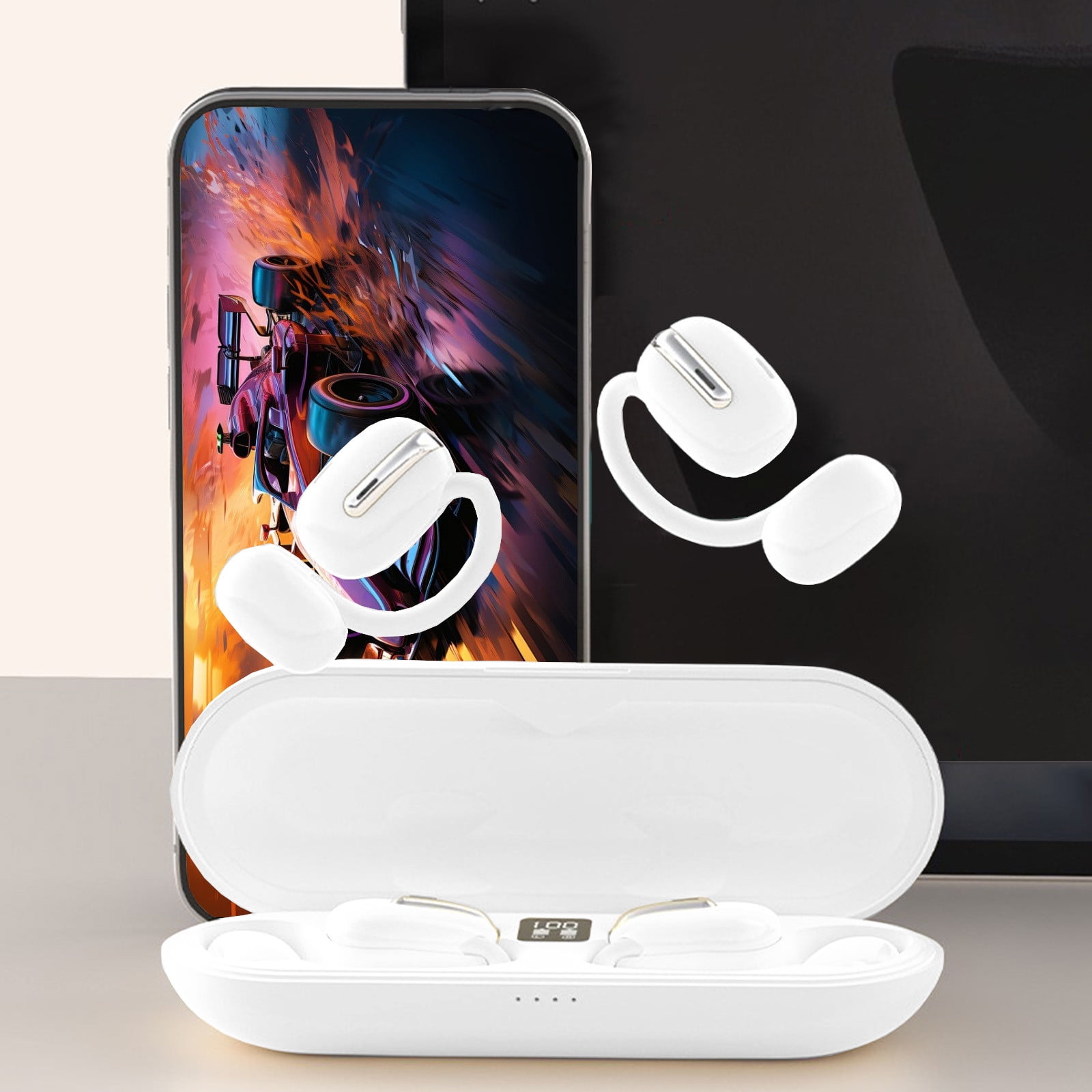 COM1950s Ows Open Bluetooth Headset Wireless Not In-Ear Integrated ...