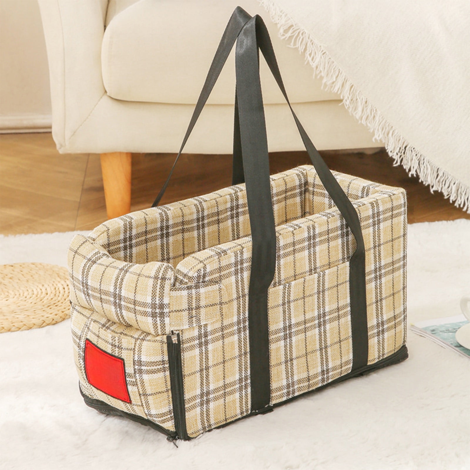 COM1950s Pet Car Seat for Small Dogs and Cats,Dog Booster Seat with ...