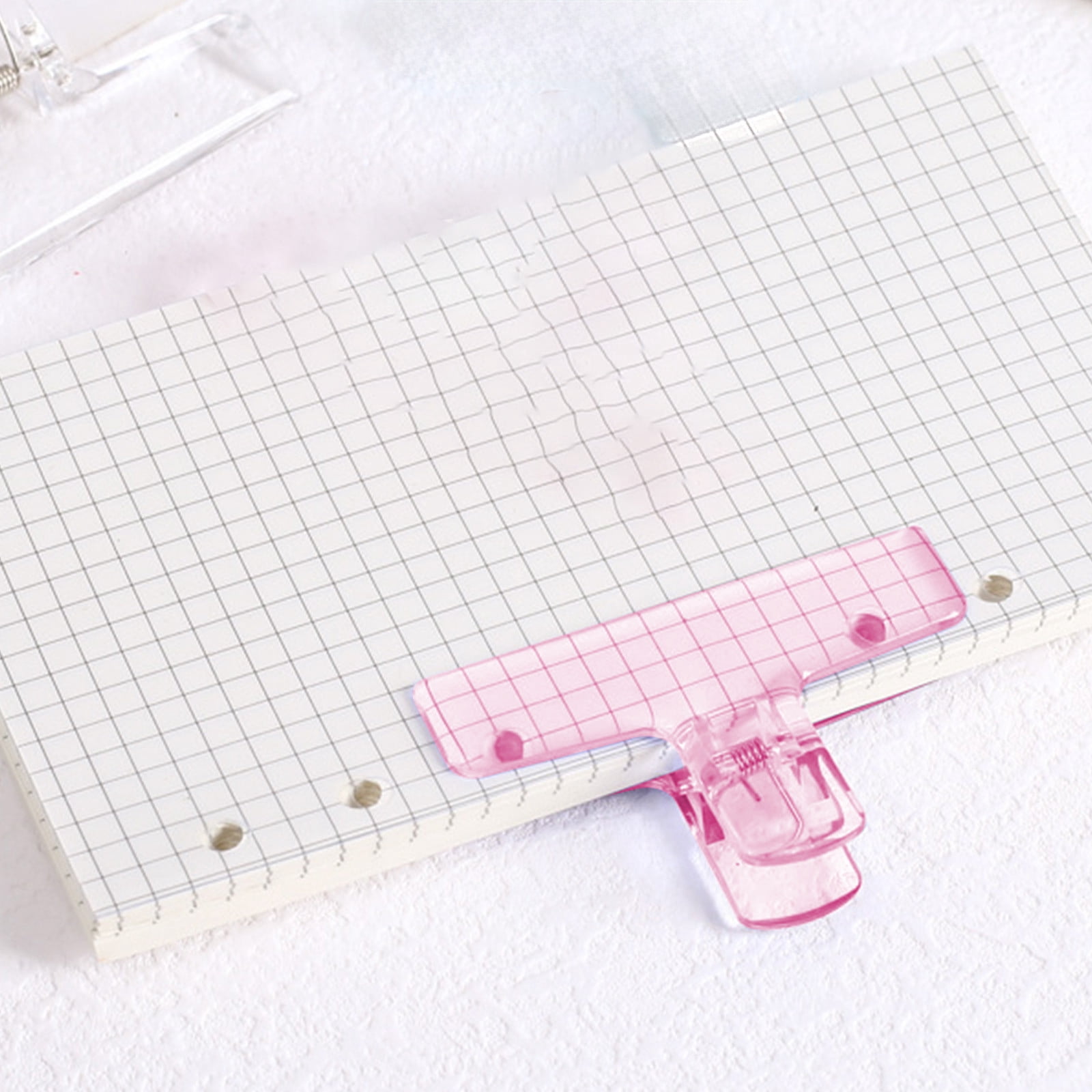 COM1950s Plastic Clip Transparent,Long Tail Design for Bills and ...