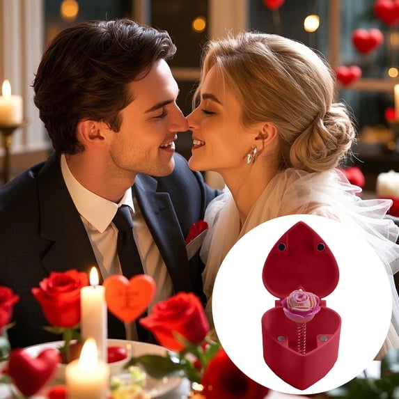 COM1950s Spring Up Surprise Gift Box with Jumping Rose, 3D Printed ...